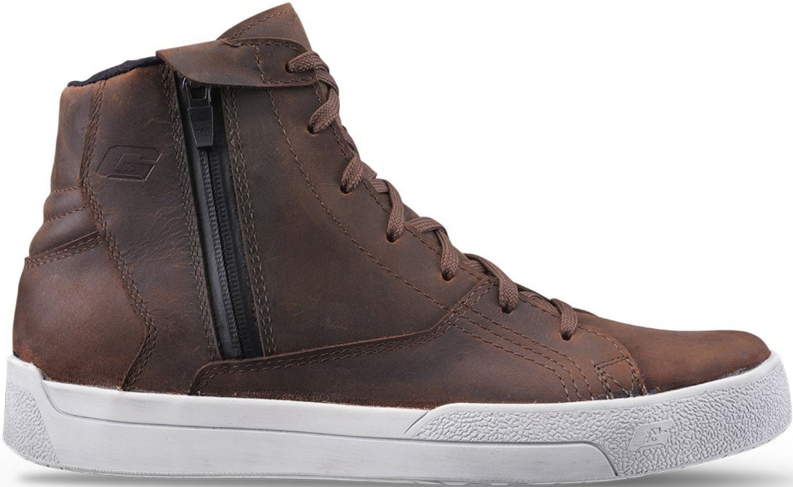 Gaerne G.Rome Oiled Aquatech Mens Leather Motorcycle Riding Shoes Brown ...