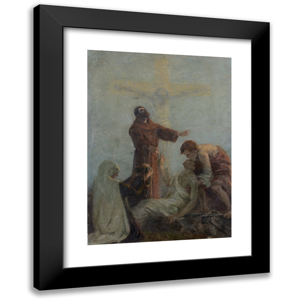 Gaetano Previati 11x14 Black Modern Framed Museum Art Print Titled ...