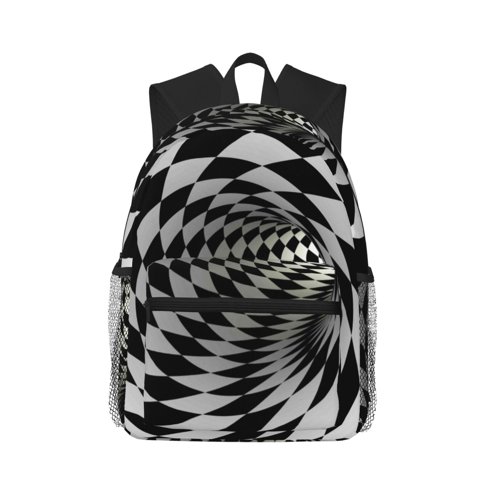 Gaeub 3D Vortex Illusion School Backpack Waterproof Bookbag for Men ...