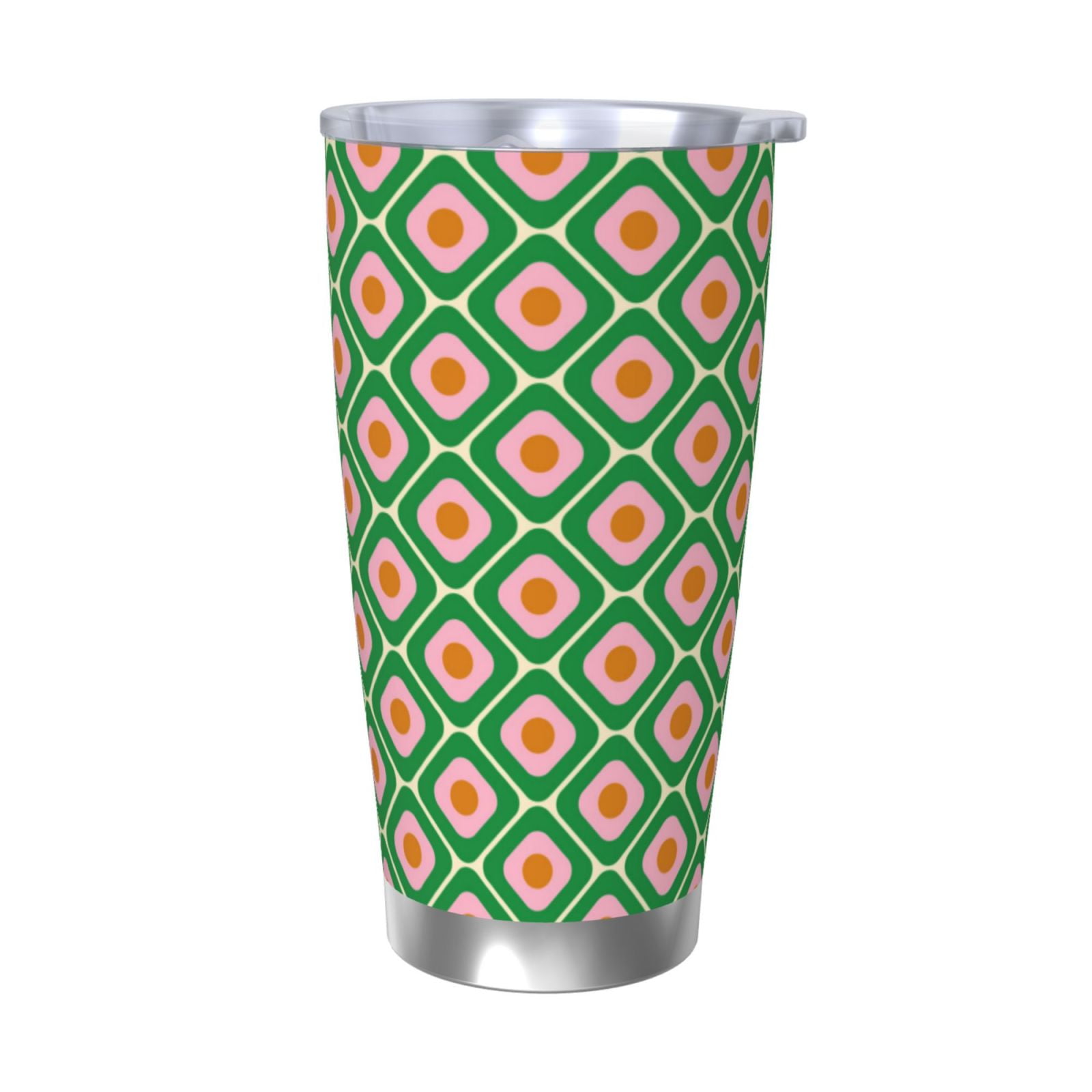 Gaeub 60s and 70s Style Print 20-Ounce Stainless Steel Car Cup,Tumblers ...