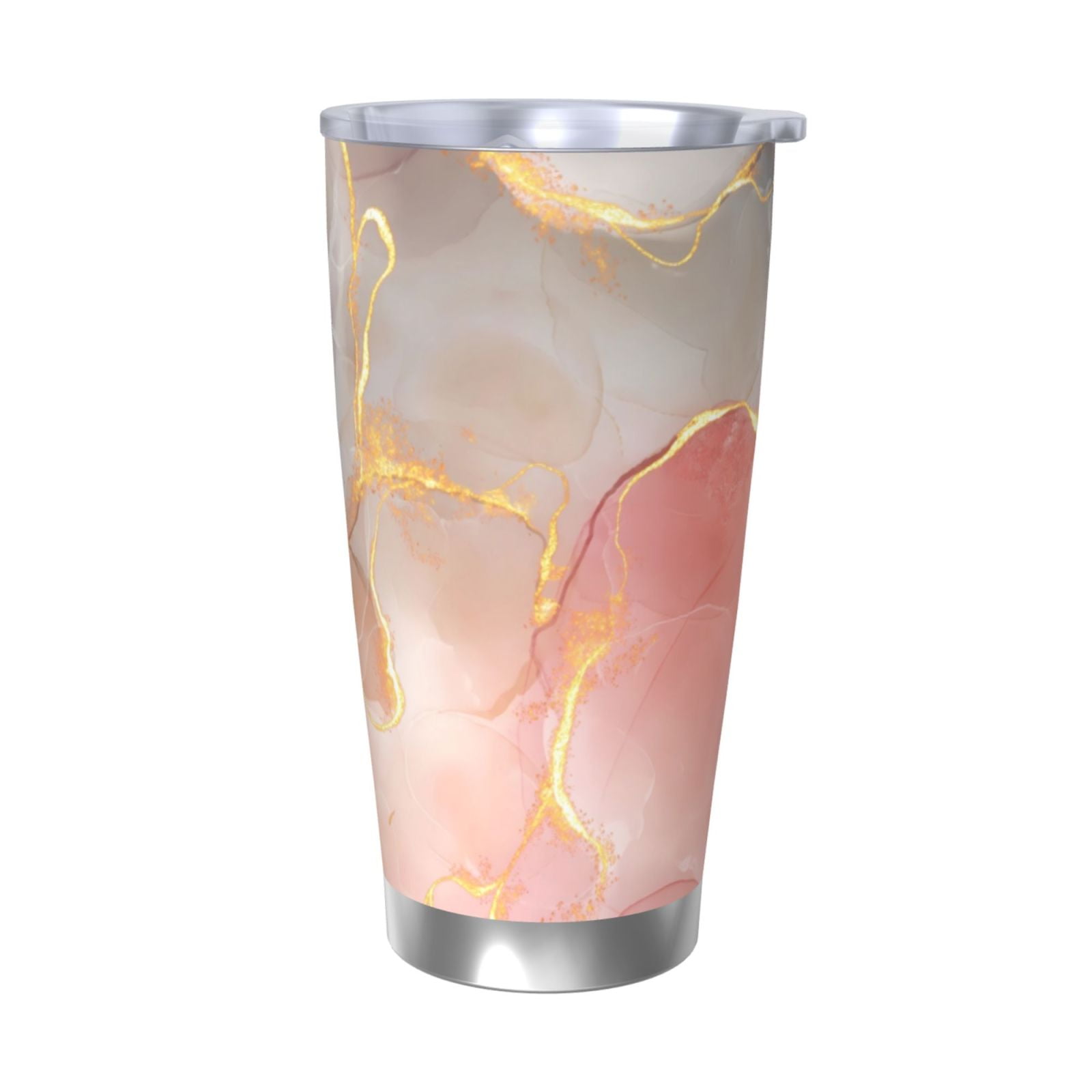Gaeub Abstract Marble Texture Print 20-Ounce Stainless Steel Car Cup ...