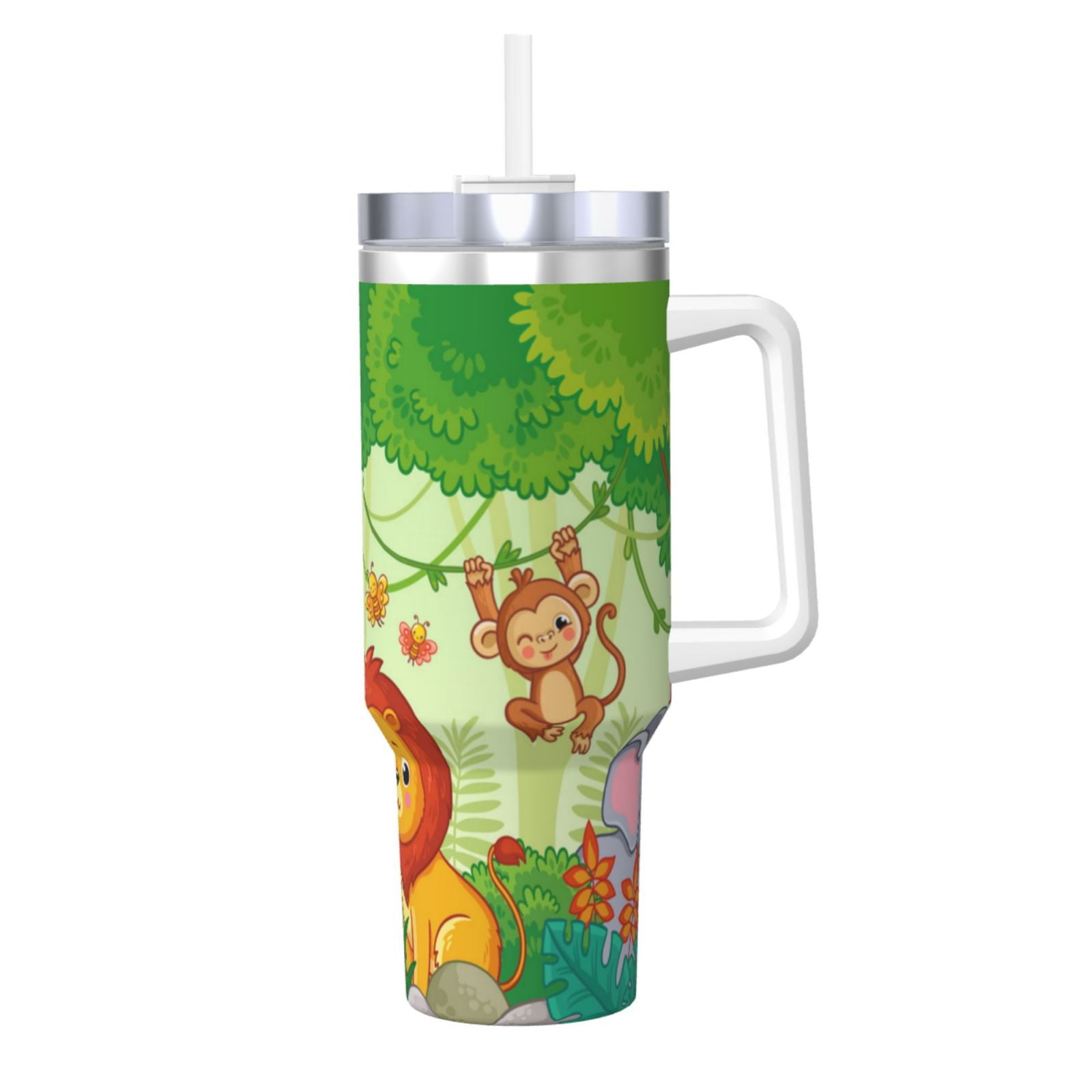 Gaeub African Animals in the Jungle Print Stainless Steel Hot/Cold ...