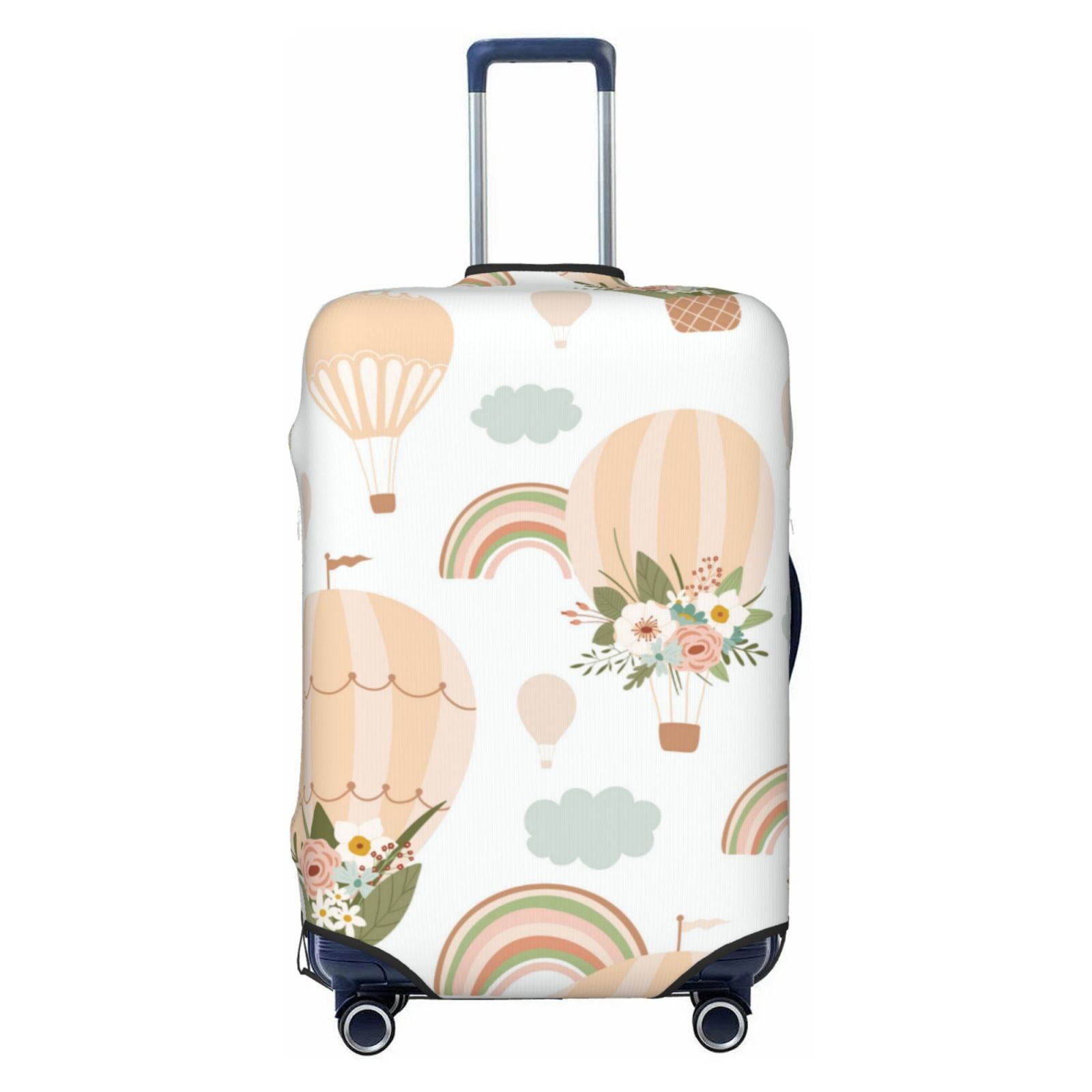 Gaeub Air Balloon and Flower Elastic Luggage Cover with Concealed ...