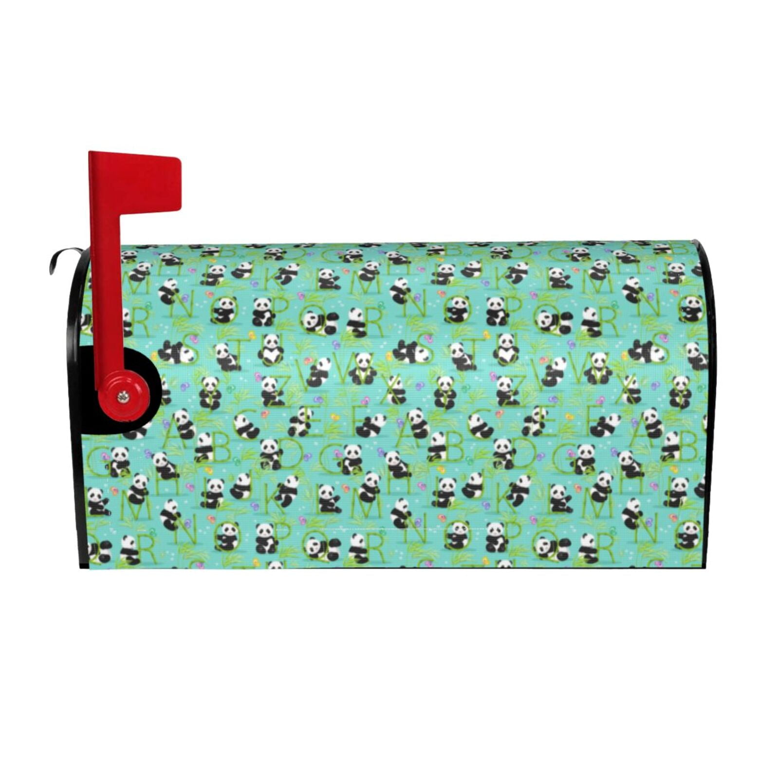 Gaeub Alphabet And Panda Print Mailbox Covers Magnetic,Mailbox Covers ...