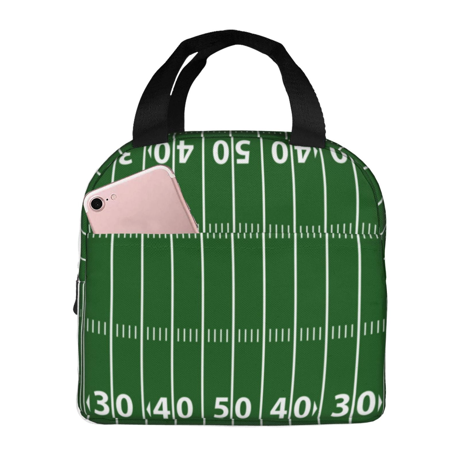 Gaeub American Football Field1 Print Lunch Bag Lunch Box for Women Men ...