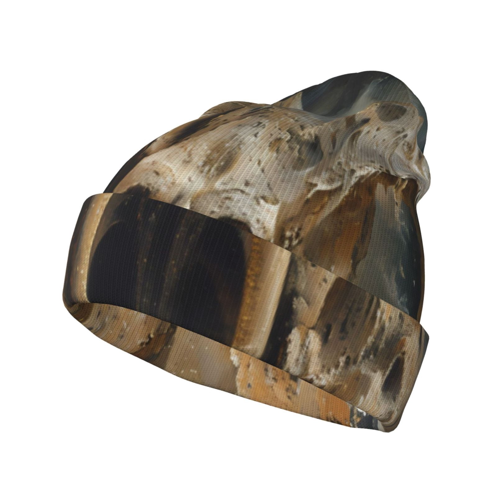 Gaeub Ancient Skull Cave Landscape Print Unisex Knitted Hat,Warm Winter ...
