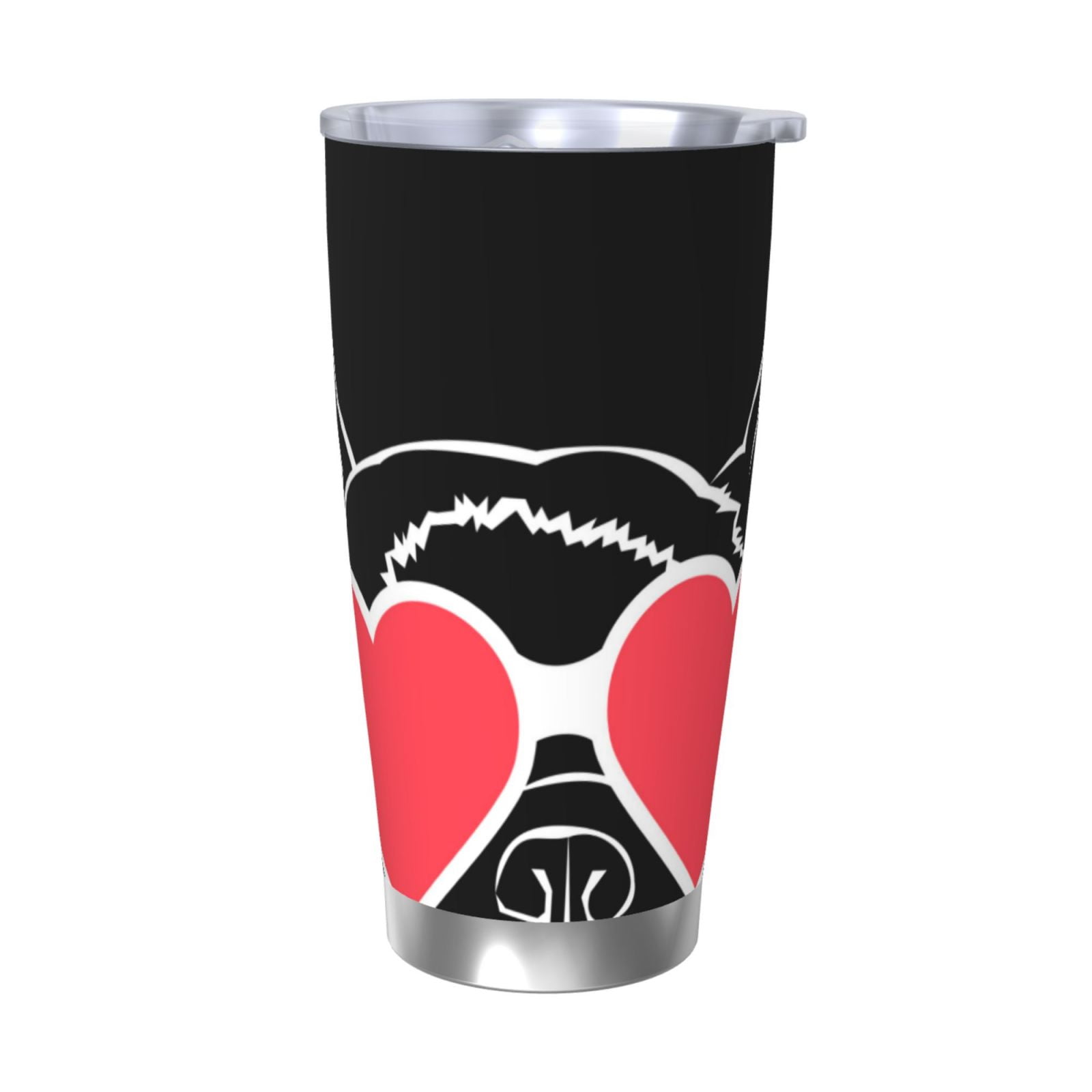 Gaeub Animal Bulldog French Print 20-Ounce Stainless Steel Car Cup ...