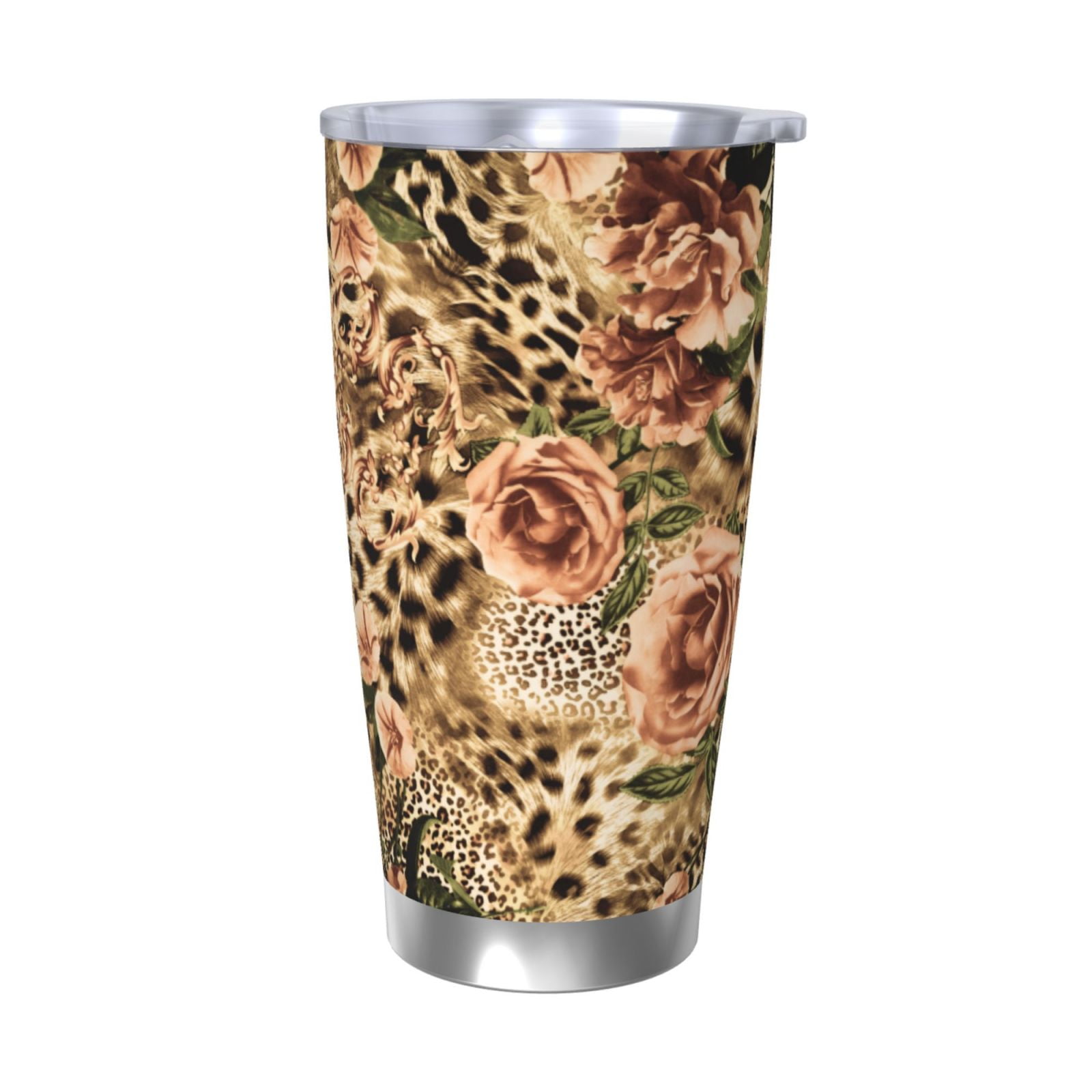 Gaeub Animal Leopard Print 20-Ounce Stainless Steel Car Cup,Tumblers ...