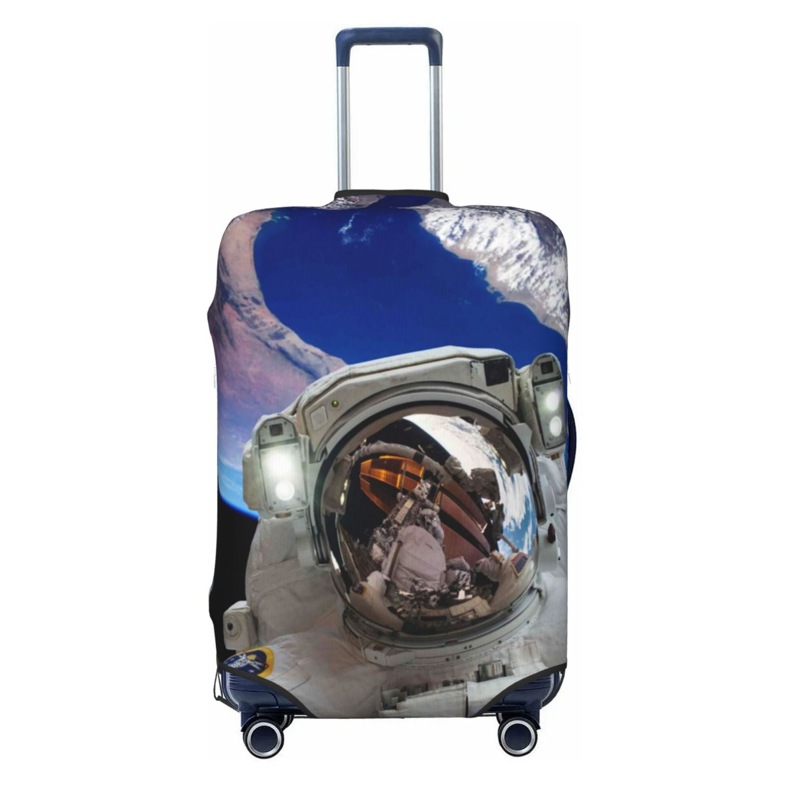 Gaeub Astronaut in Outer Space Elastic Luggage Cover with Concealed ...