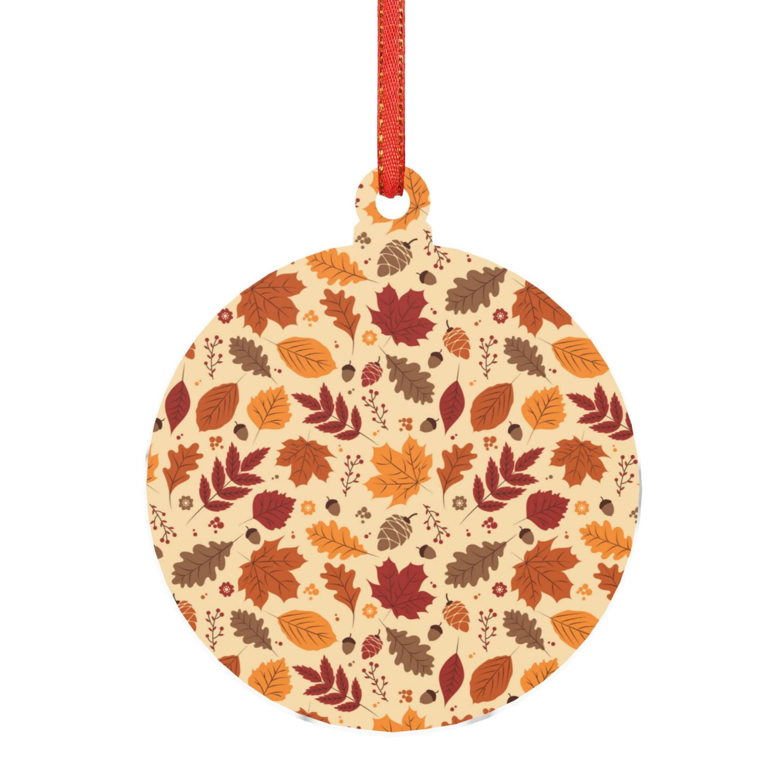 Gaeub Autumn Leaves 2 Print Christmas Ornaments for Christmas Tree ...