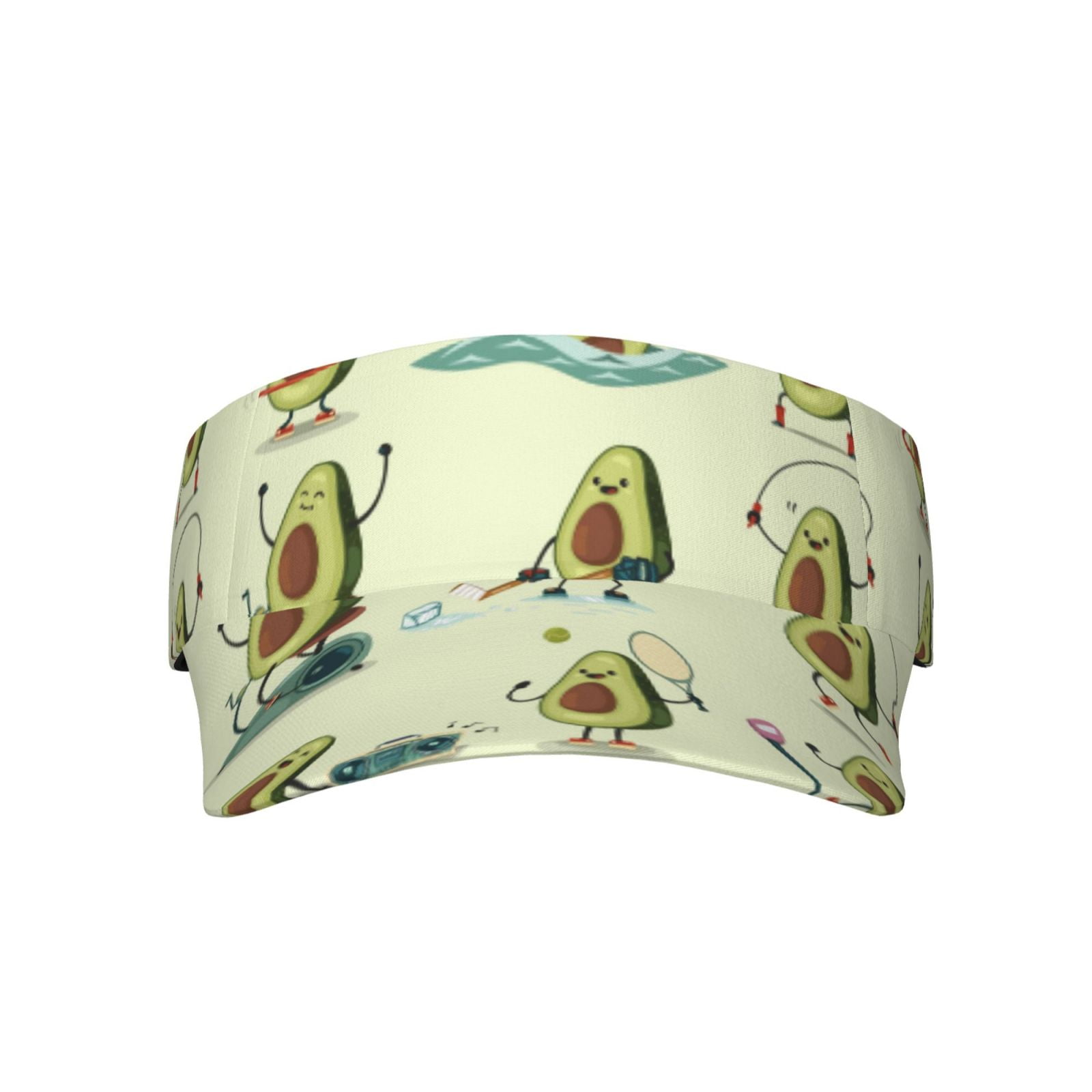 Gaeub Avocado for Exercise Sun Visor Hats with Empty Top and Adjustable ...