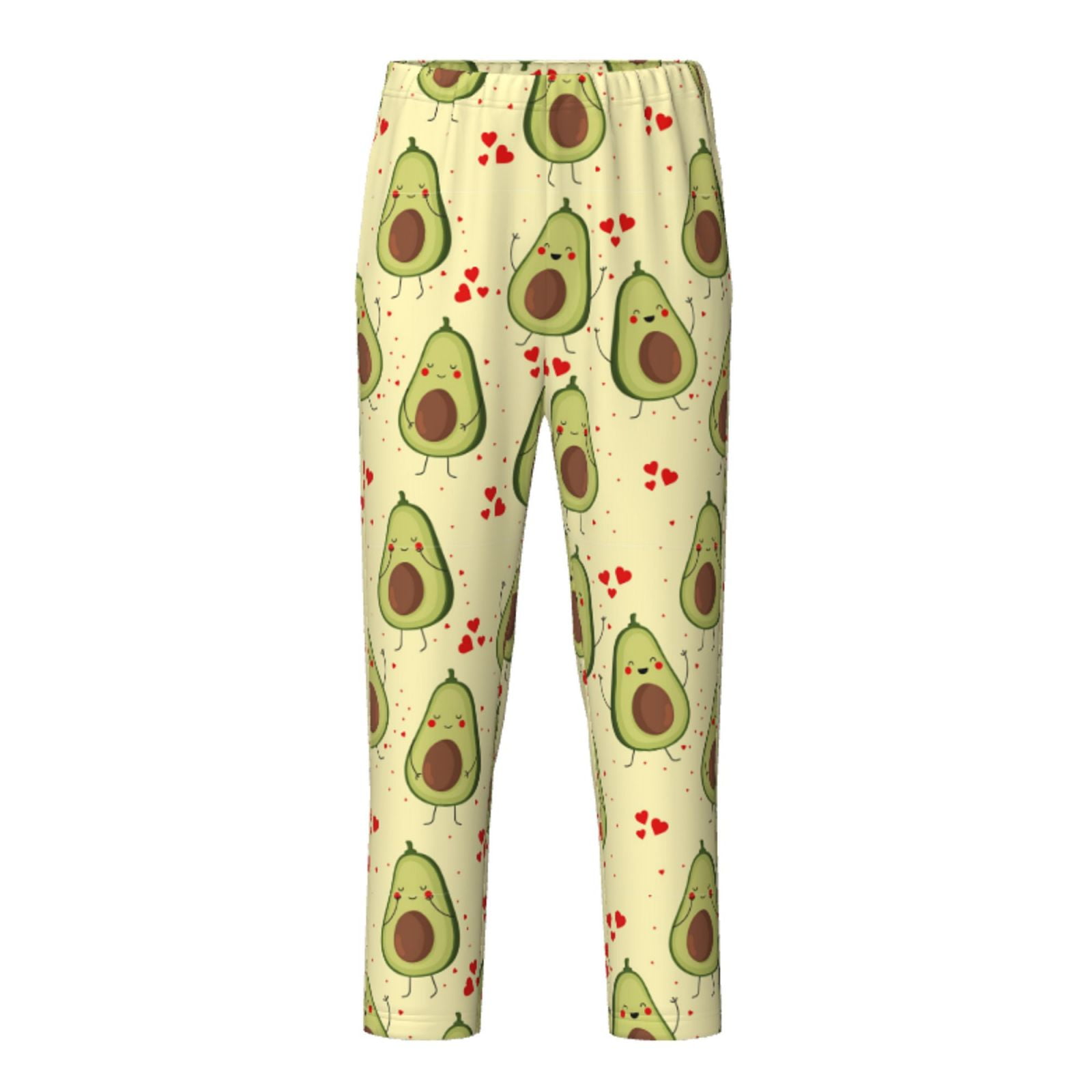 Gaeub Avocados And Hearts Print Boys Girls Pajama Pants,Pajama Bottoms ...
