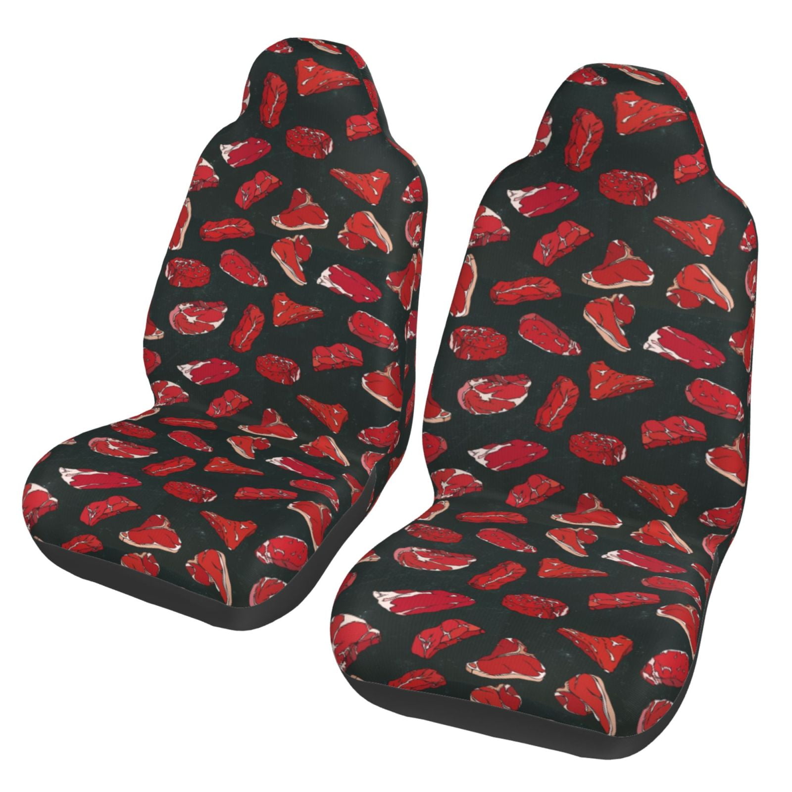 Gaeub Beef3 2Pack Full Set Car Seat Covers with Soft Padding Universal ...