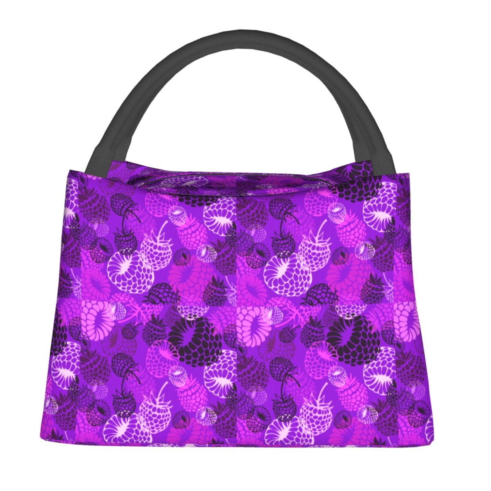 Gaeub Berry Raspberry Collapsible Cooler Bag Insulated,Leakproof Food ...