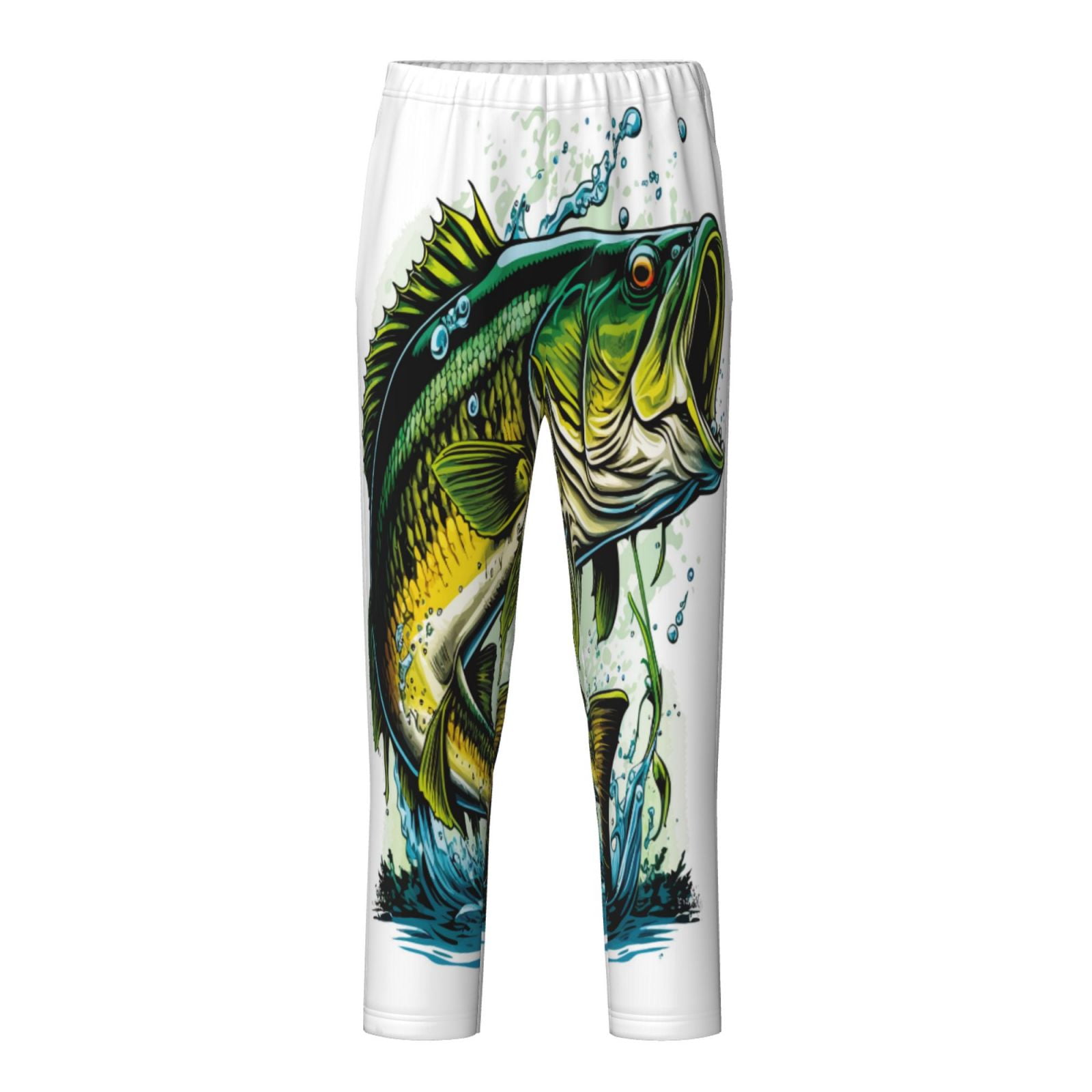 Gaeub Big bass fish Print Boys Girls Pajama Pants,Pajama Bottoms for ...