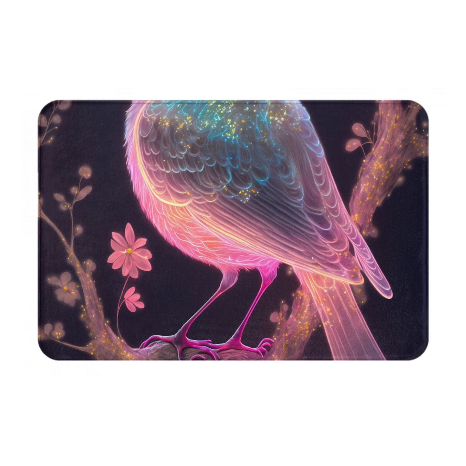 Gaeub Bird 1 Print Door Mat with Heavy Duty Backing,Welcome Mats for ...