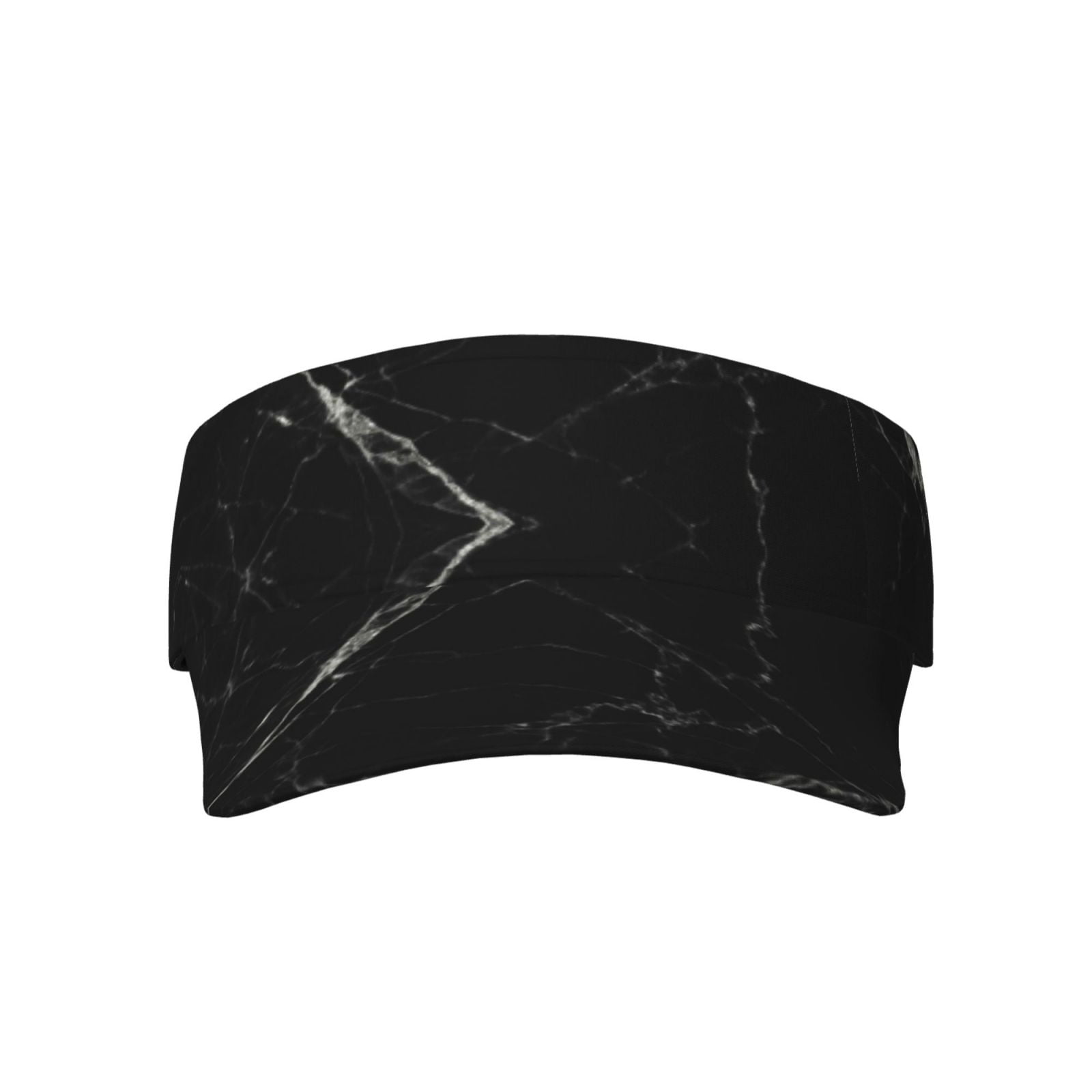 Gaeub Black Marble Texture Abstract Sun Visor Hats with Empty Top and ...