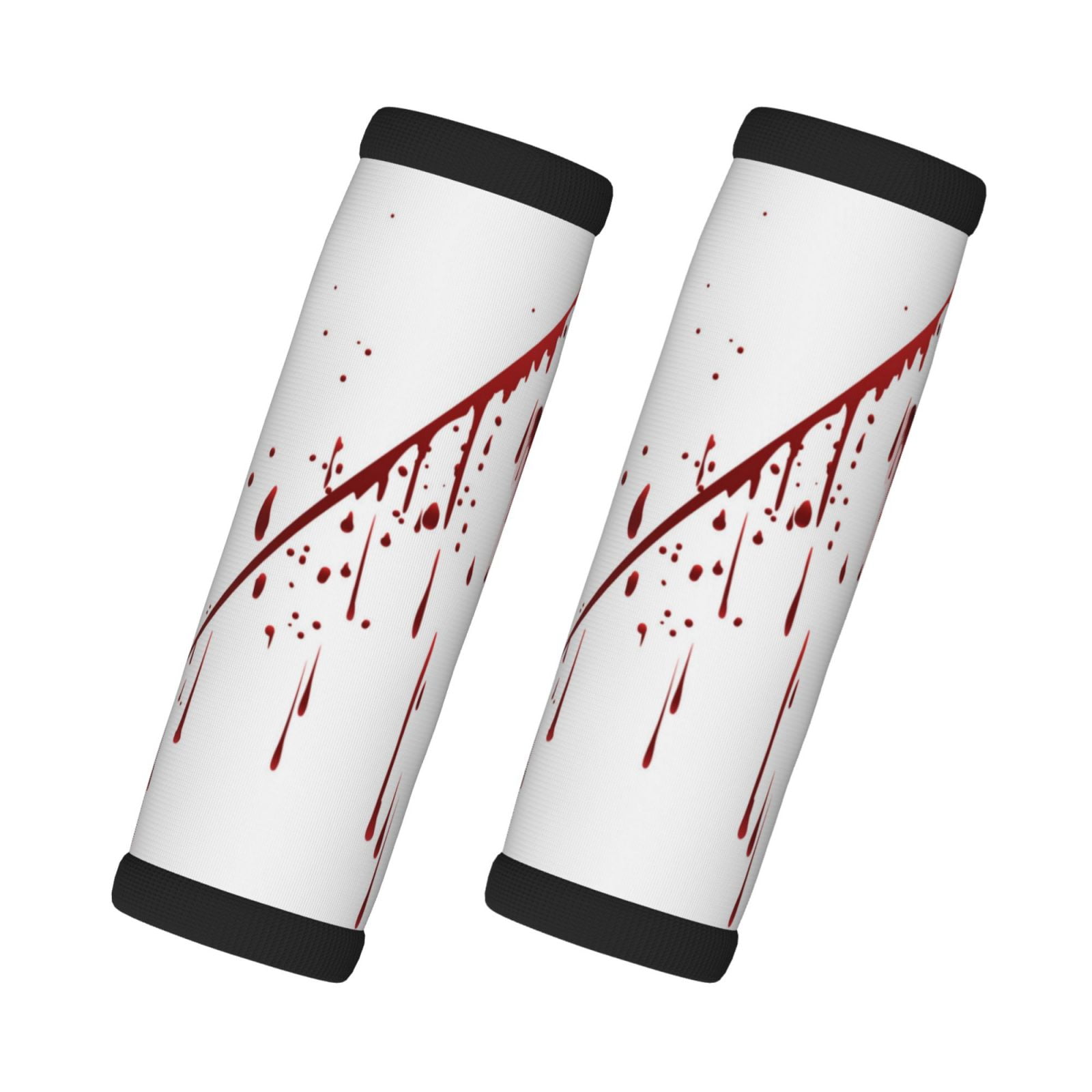 Gaeub Bloody Hand Print Luggage Handles Wrap Grips 2 Packs,Handle ...