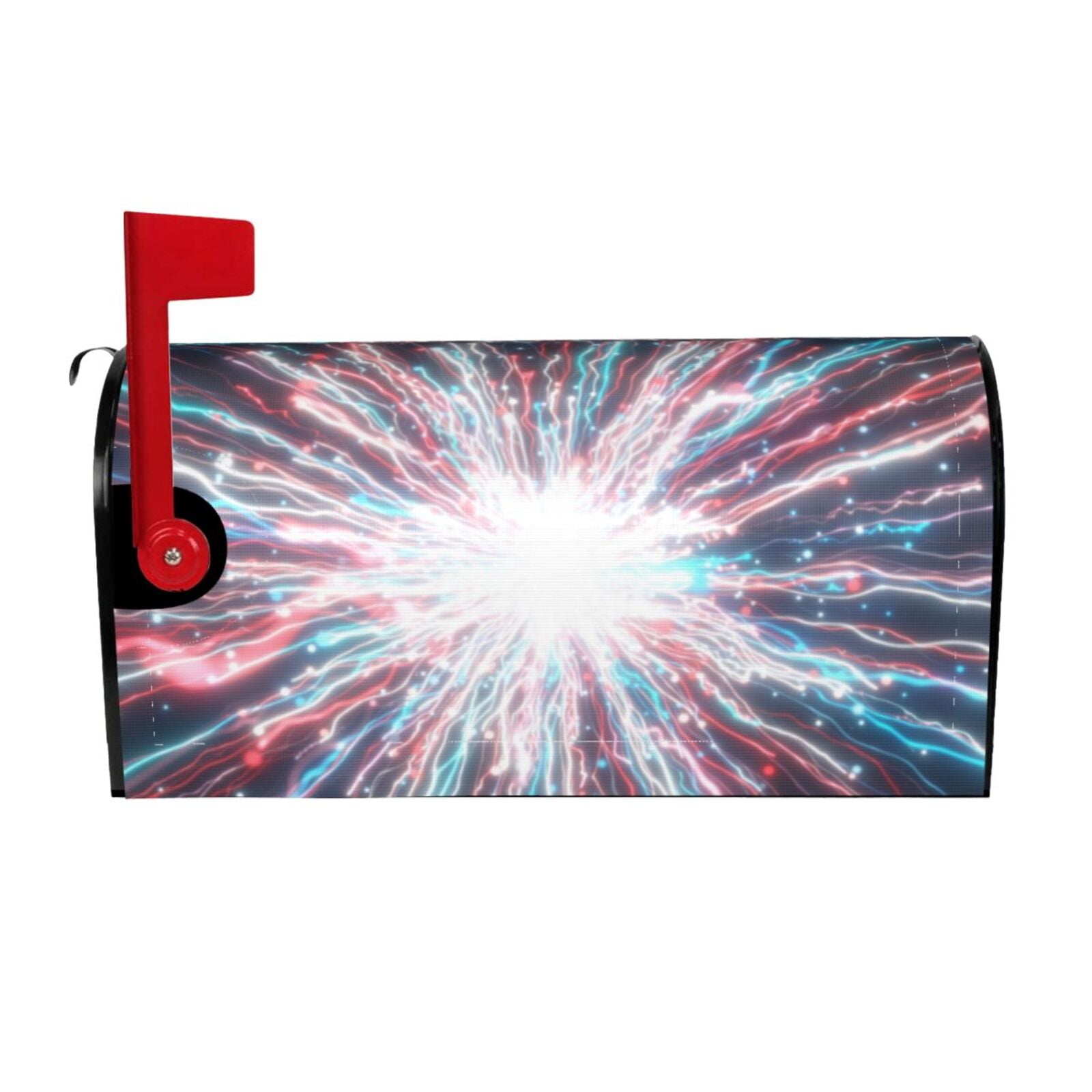 Gaeub Blue Swirl Fireworks Print Mailbox Covers Magnetic,Mailbox Covers ...