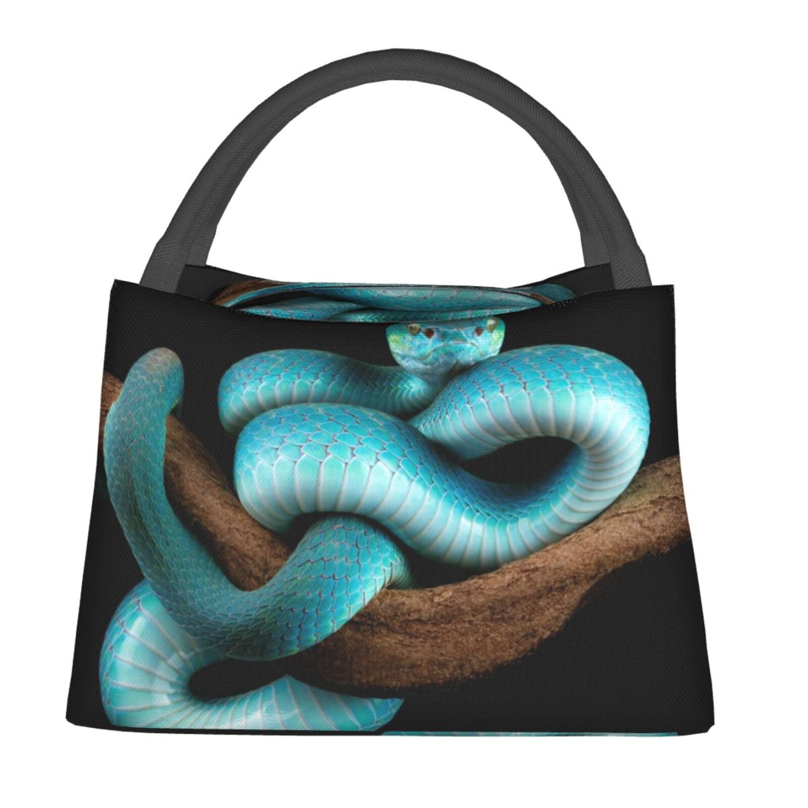 Gaeub Blue Viper Snake Collapsible Cooler Bag Insulated,Leakproof Food ...