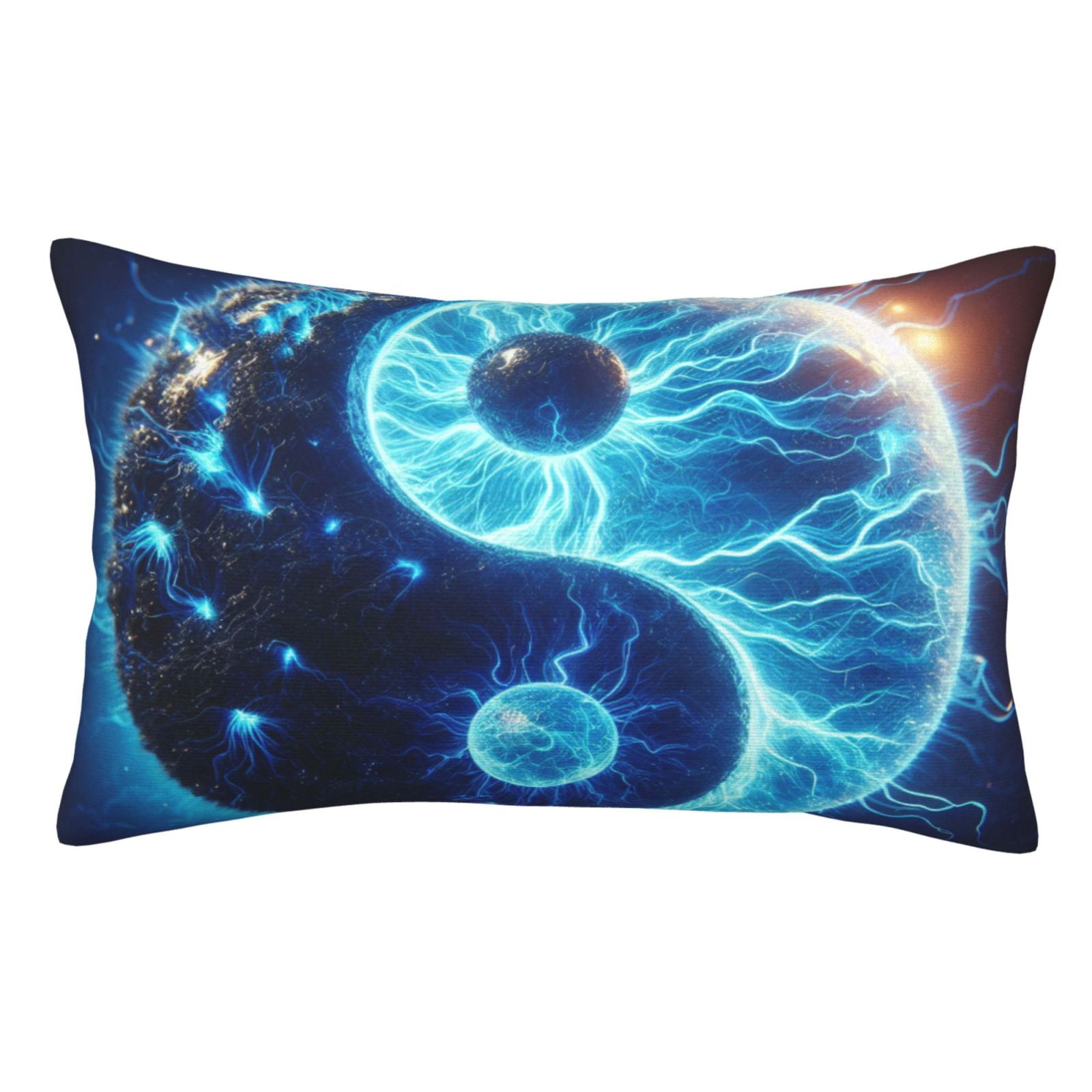 Gaeub Blue Yin And Yang Women's Short Sleeve One Piece Swimsuit Sexy ...