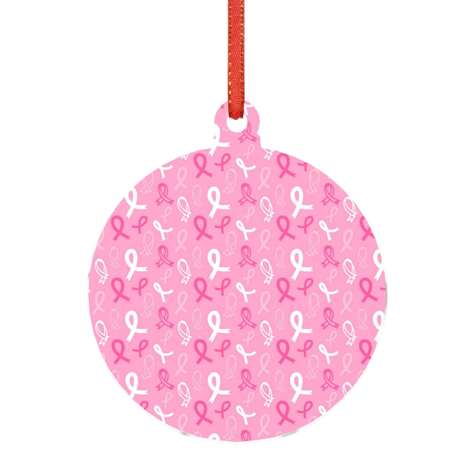 Gaeub Breast Cancer Awareness (3) Print Christmas Ornaments for ...