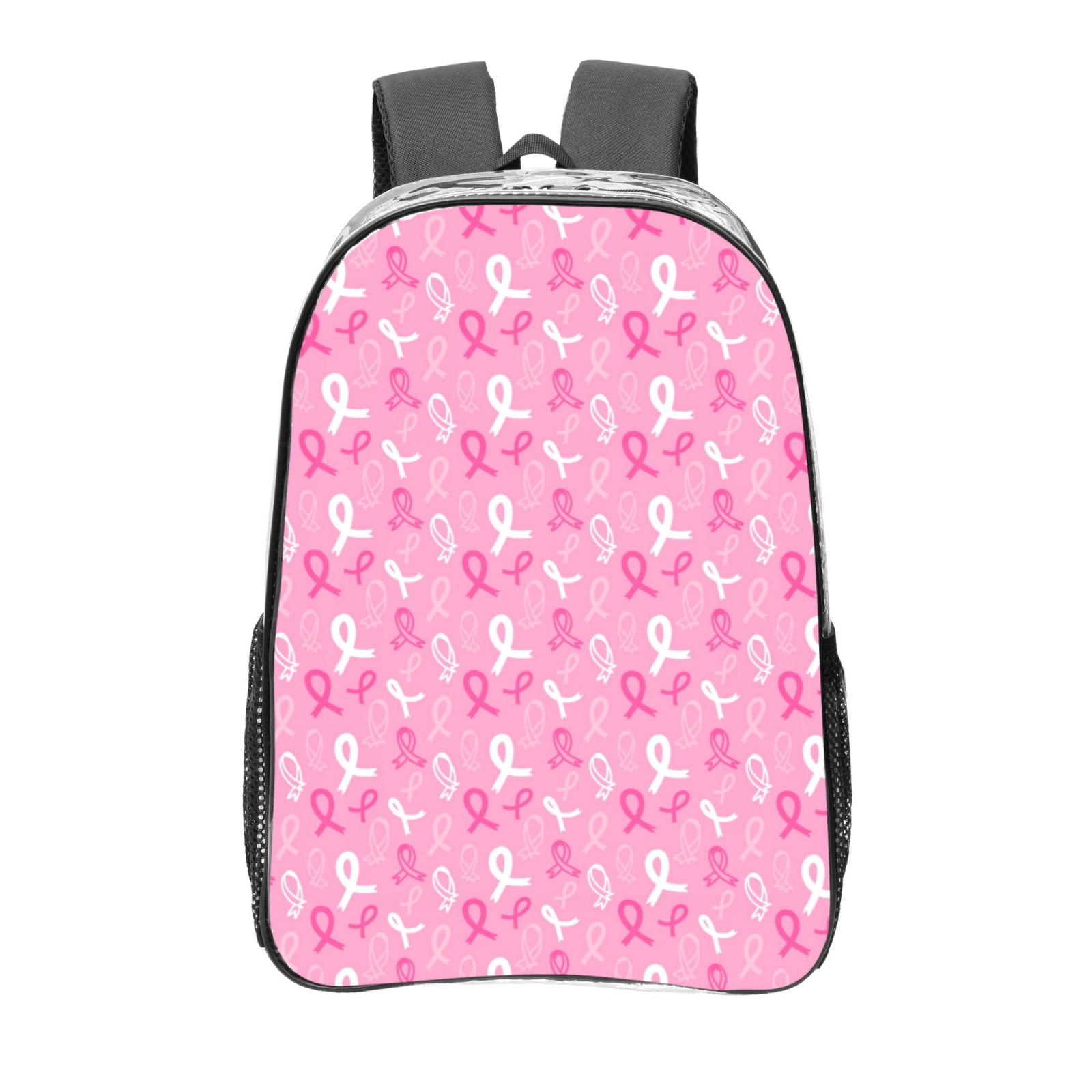 Gaeub Breast Cancer Awareness (3) Print Clear Backpack ,Clear ...