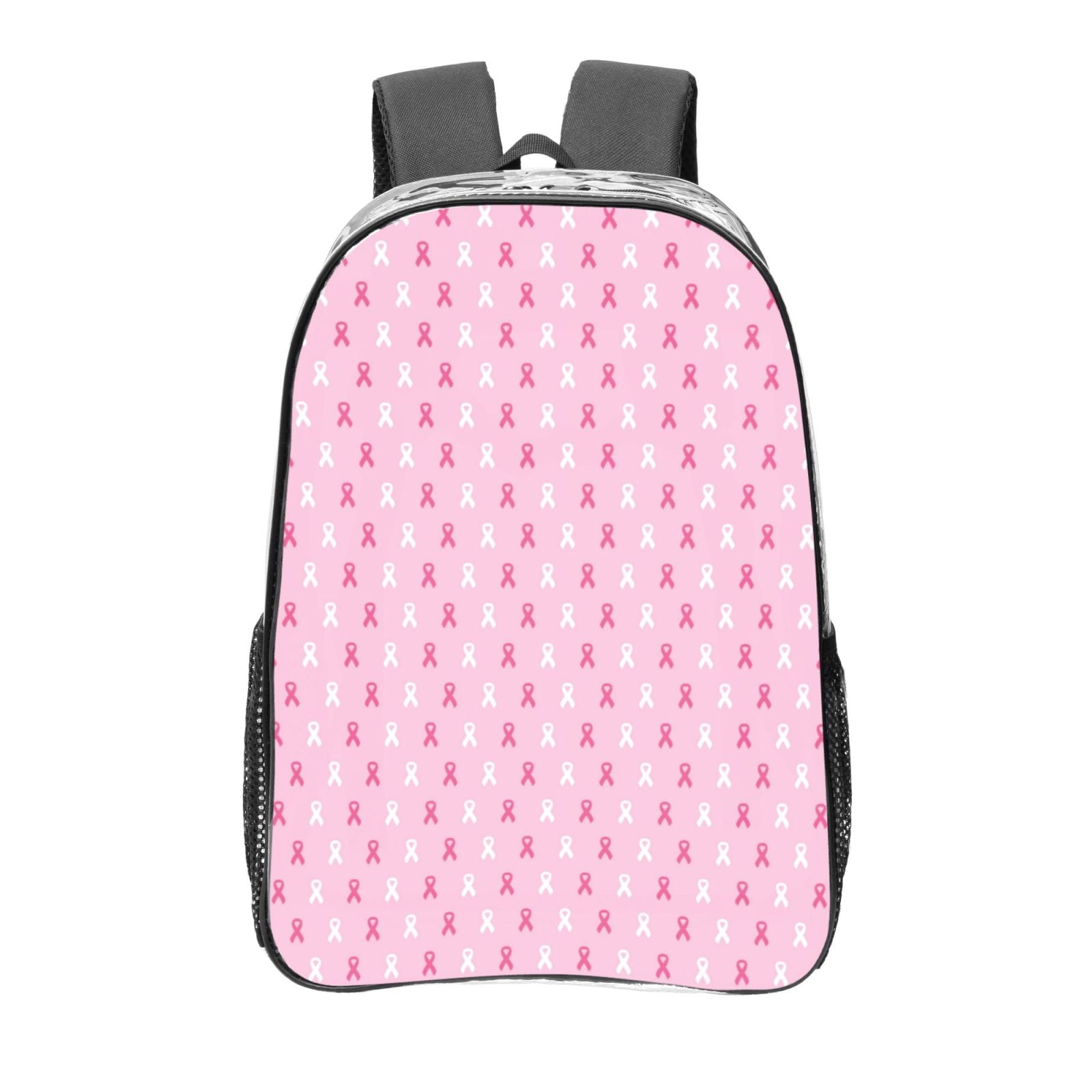 Gaeub Breast Cancer Awareness5 Print Clear Backpack ,Clear Transparent ...