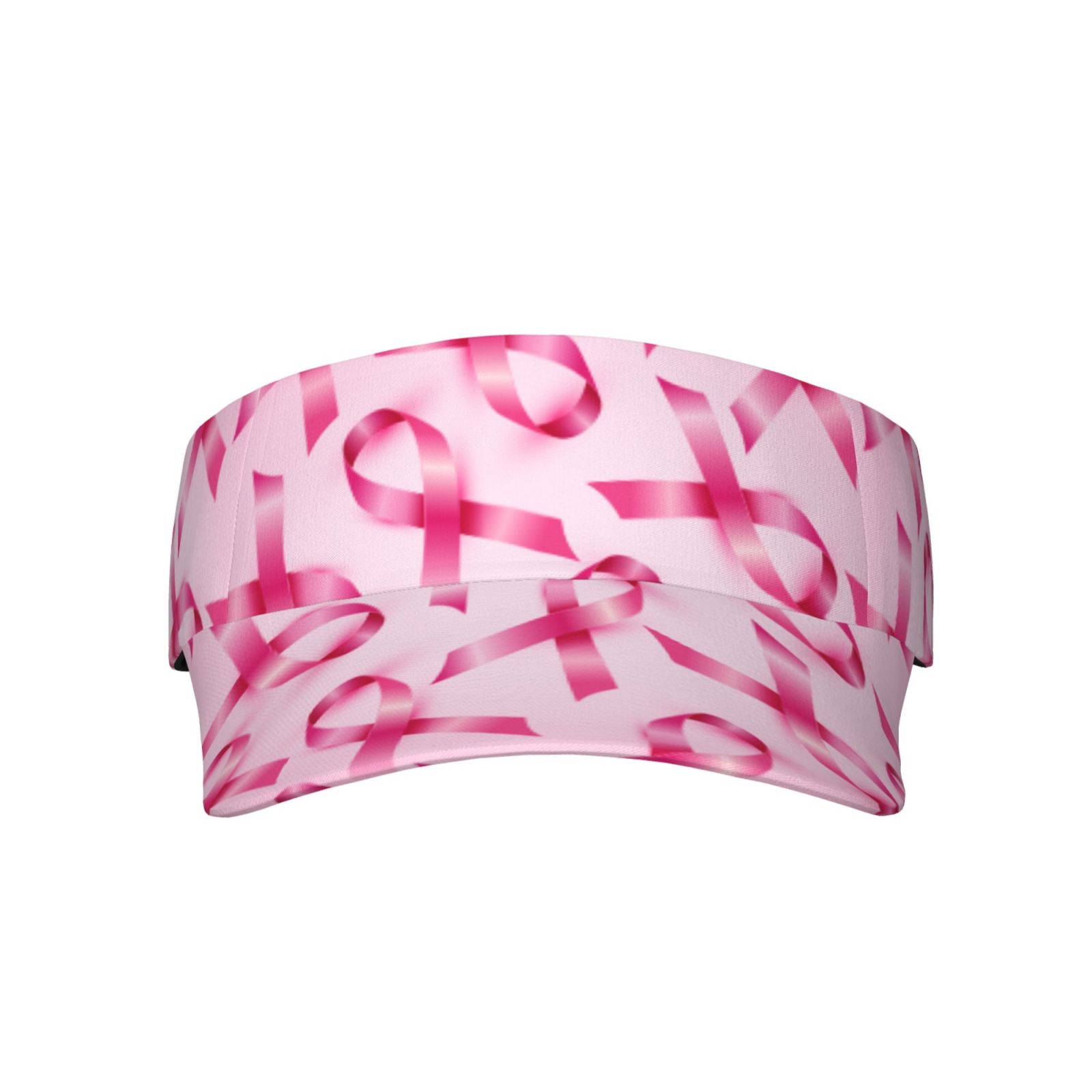 Gaeub Breast Cancer Ribbons Awareness Sun Visor Hats with Empty Top and ...