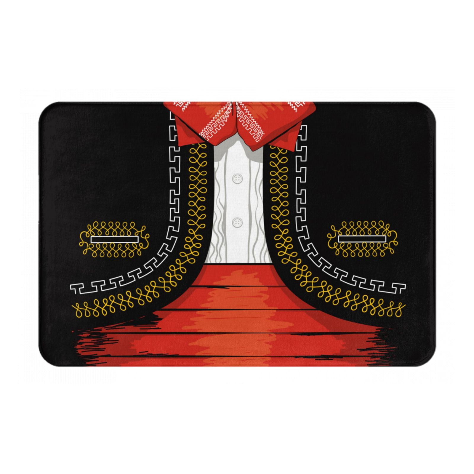 Gaeub CHARRO SUIT Print Door Mat with Heavy Duty Backing,Welcome Mats ...