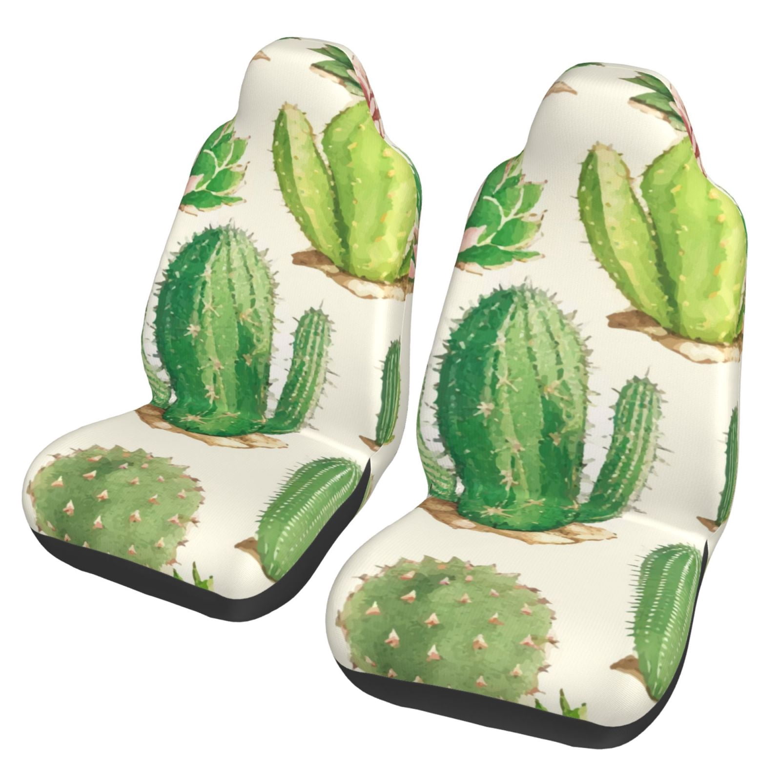 Gaeub Cactus And Succulent Full Set Car Seat Covers with Soft Padding ...
