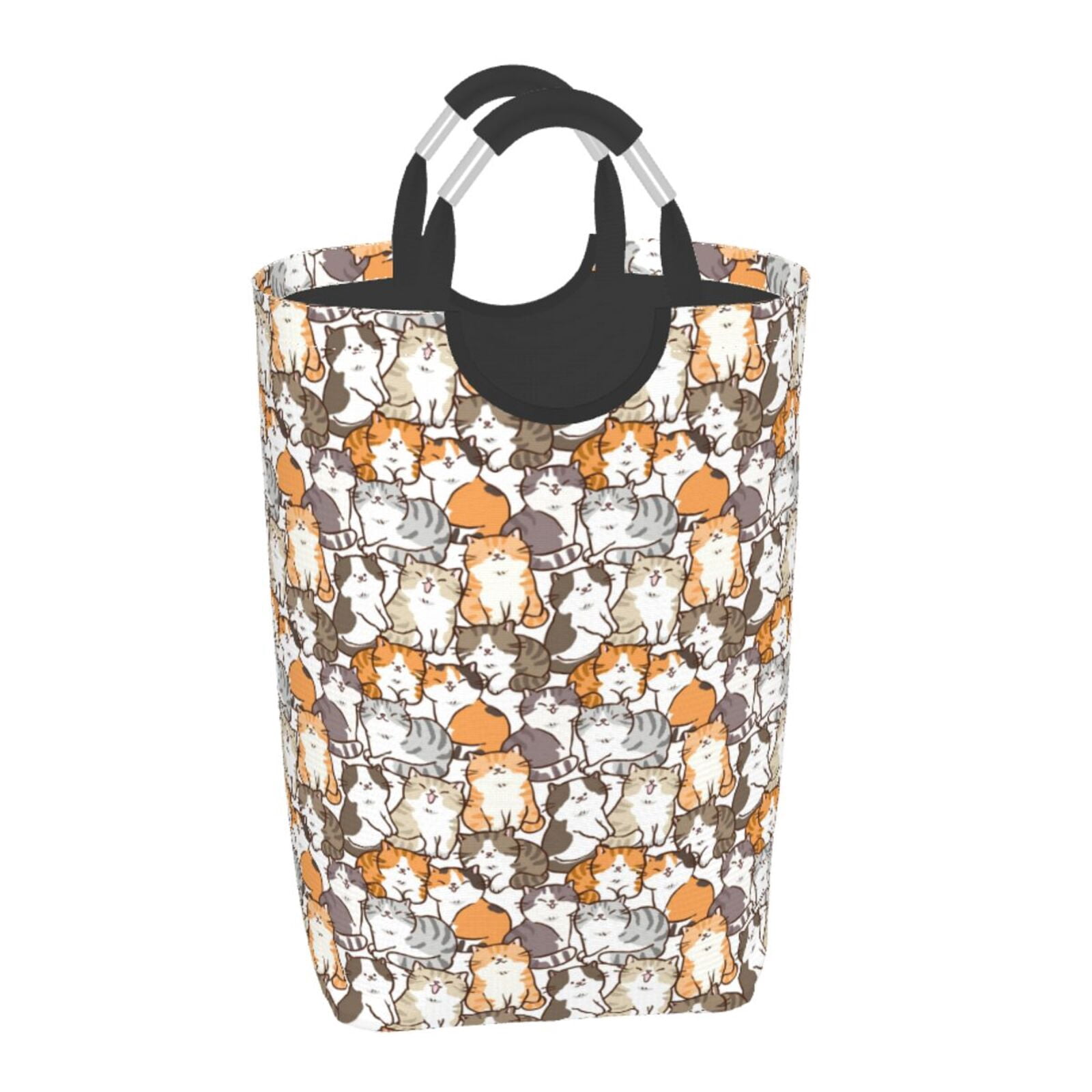 Gaeub Cartoon Cat 1 Print 50L Large Laundry Hampers with Handles ...