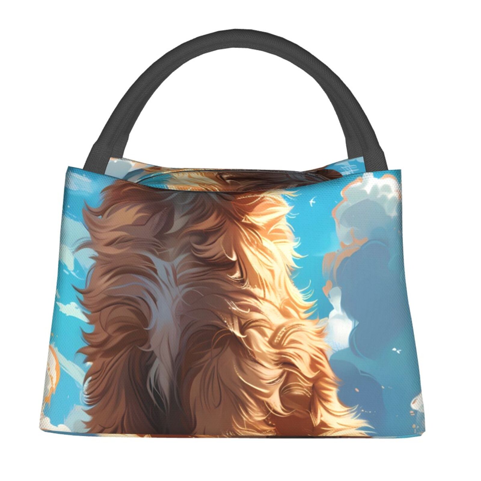 Gaeub Cartoon Cloud Puppy Collapsible Cooler Bag Insulated,Leakproof ...