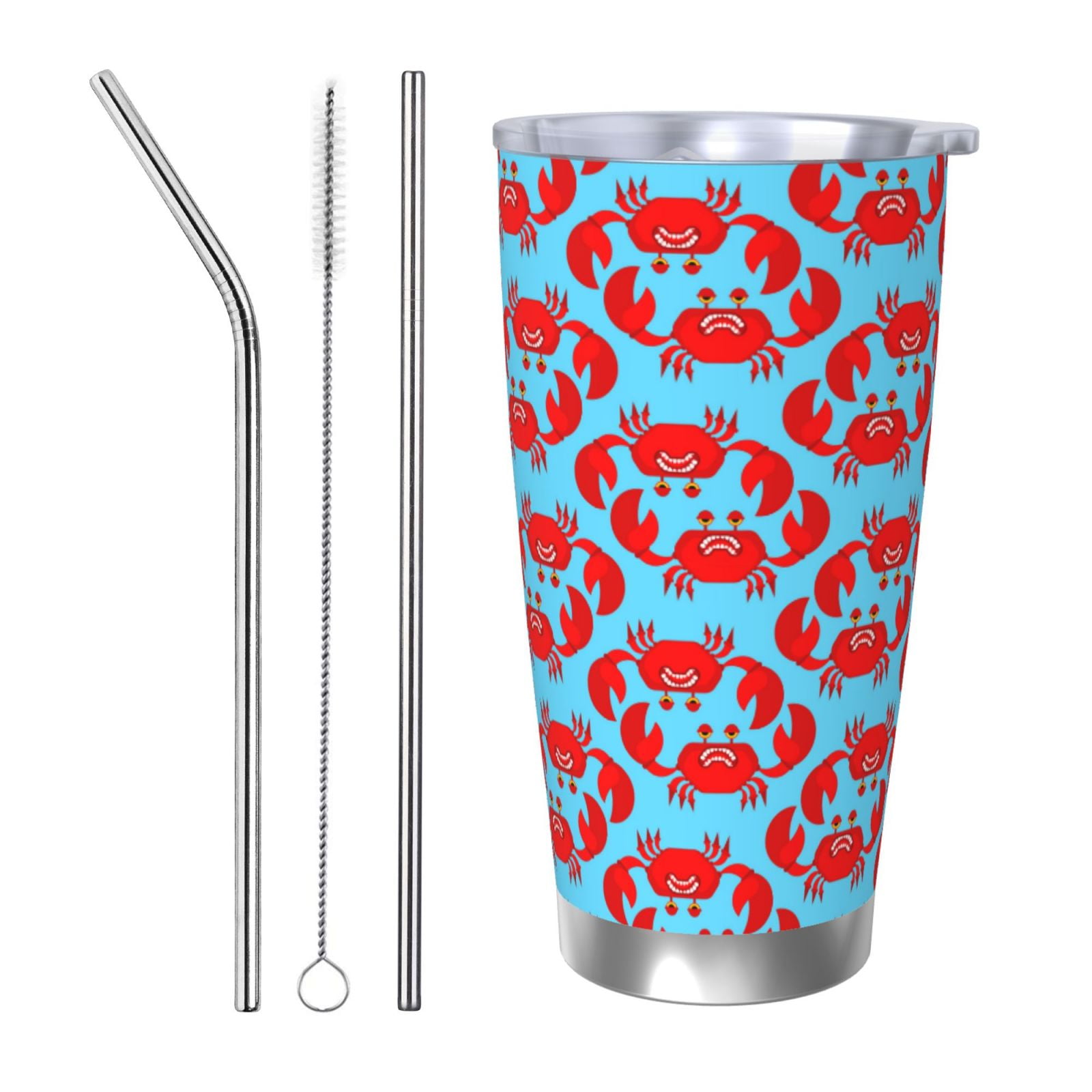 Gaeub Cartoon Crabs Print 20-Ounce Stainless Steel Car Cup,Tumblers ...