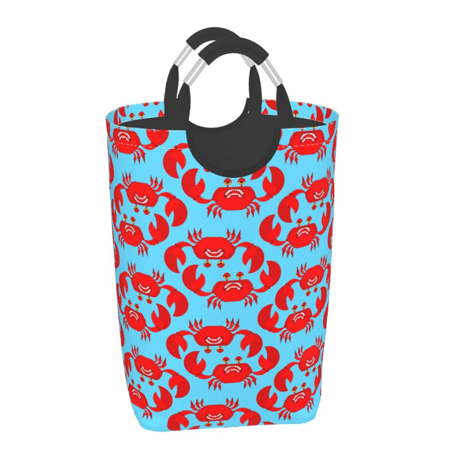 Gaeub Cartoon Crabs Print 50L Large Laundry Hampers with Handles ...