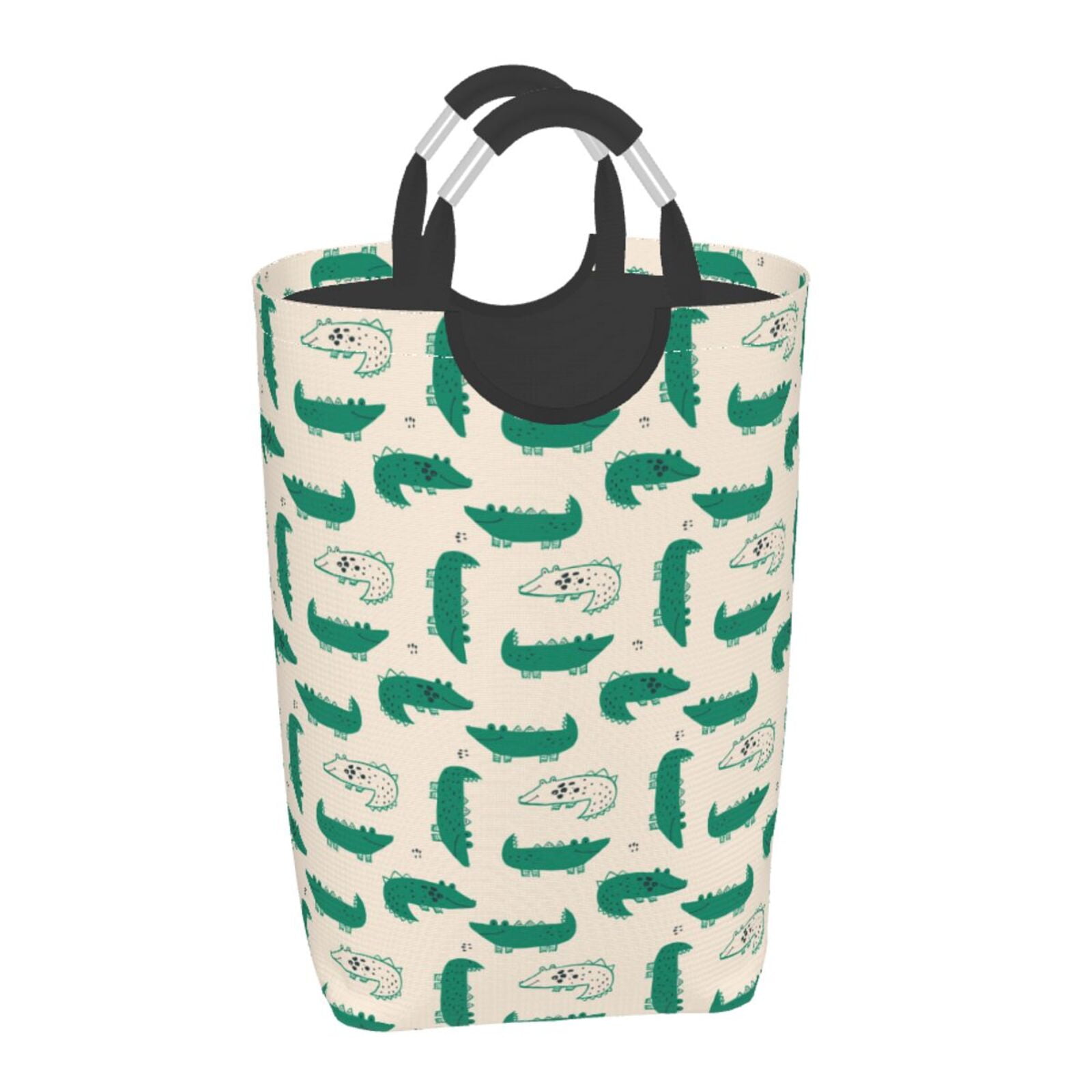 Gaeub Cartoon Crocodile Print 50L Large Laundry Hampers with Handles ...