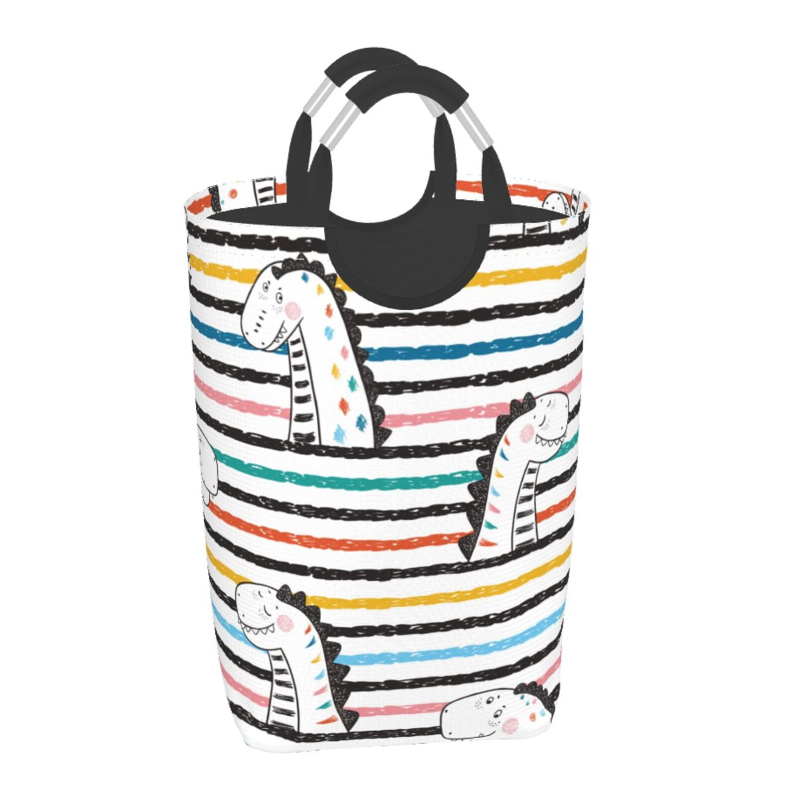 Gaeub Cartoon Dinosaurs Print 50L Large Laundry Hampers with Handles ...