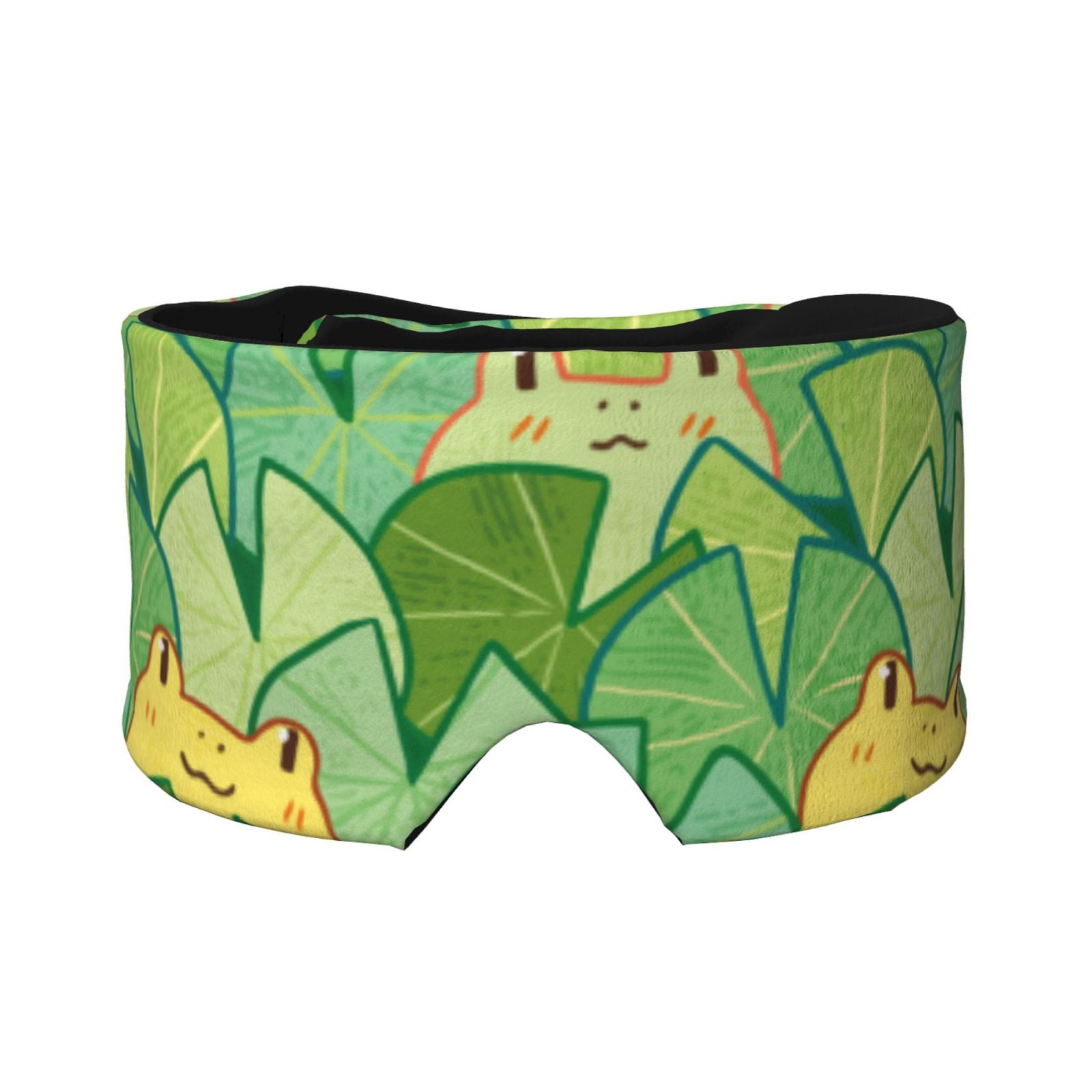 Gaeub Cartoon Frog And Lotus Leaf Printed Sleep Mask for Men Women,Eye ...