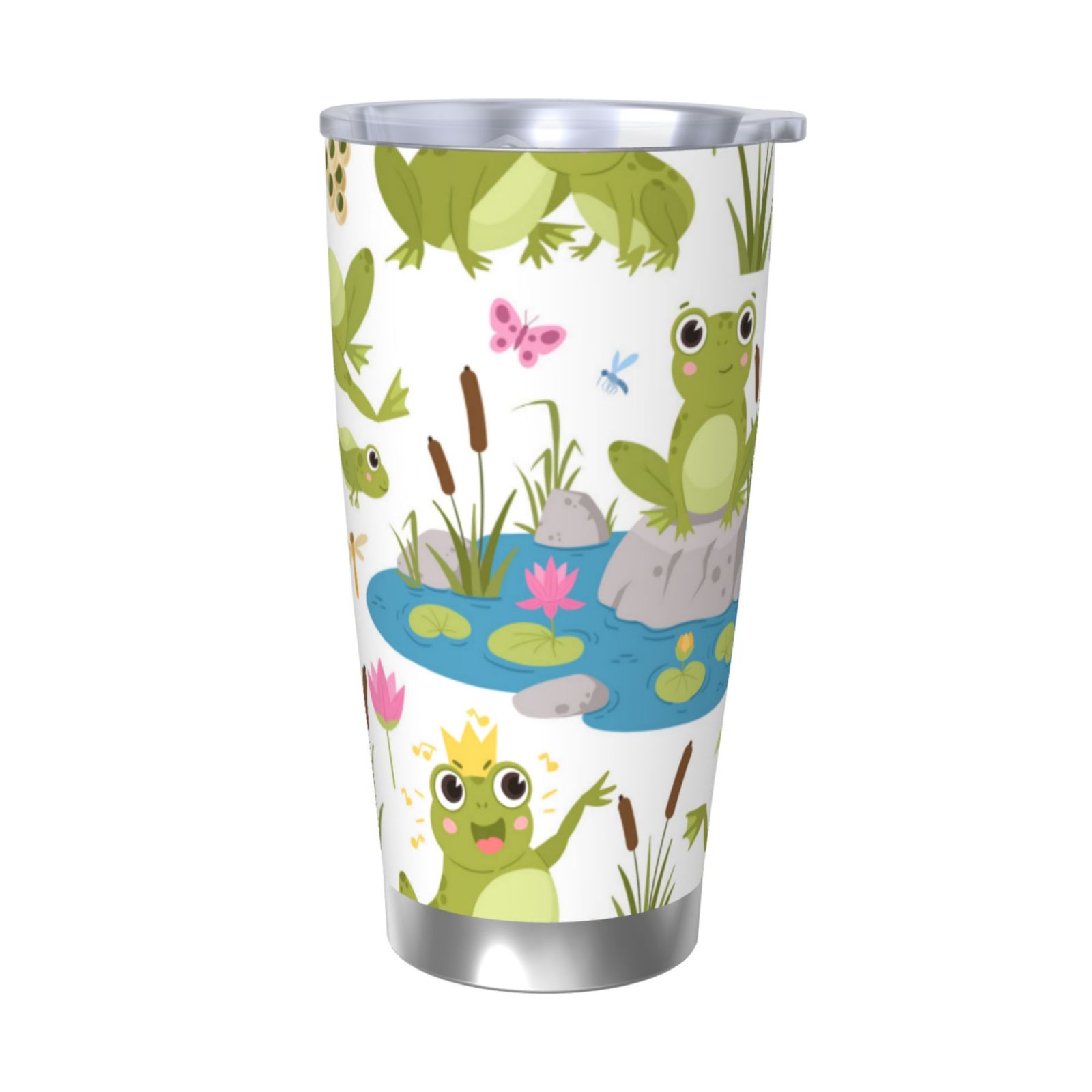 Gaeub Cartoon Frogs Print 20-Ounce Stainless Steel Car Cup,Tumblers ...