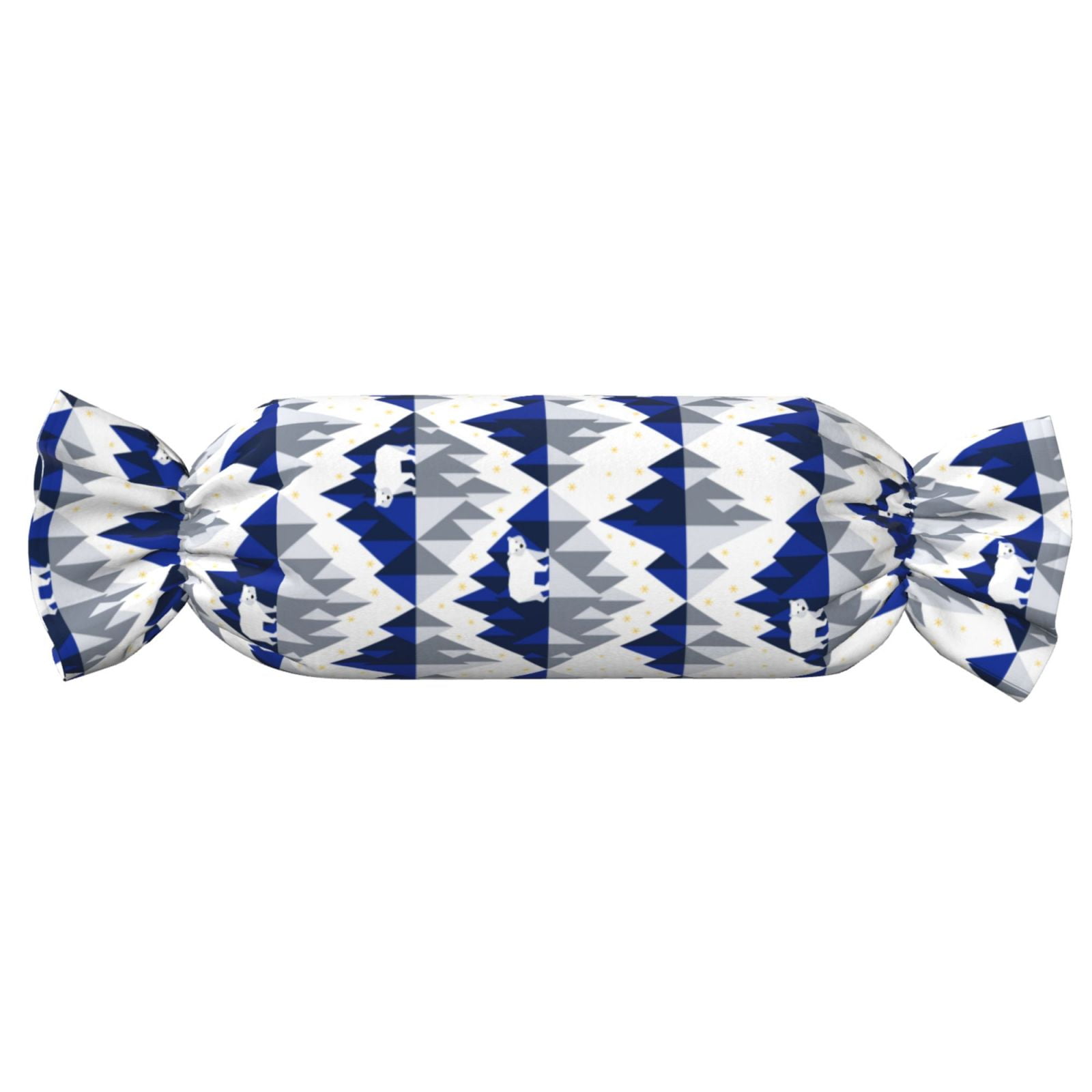 Gaeub Cartoon Iceberg Polar Bear Print Candy Pillow Cylindrical Pillows ...