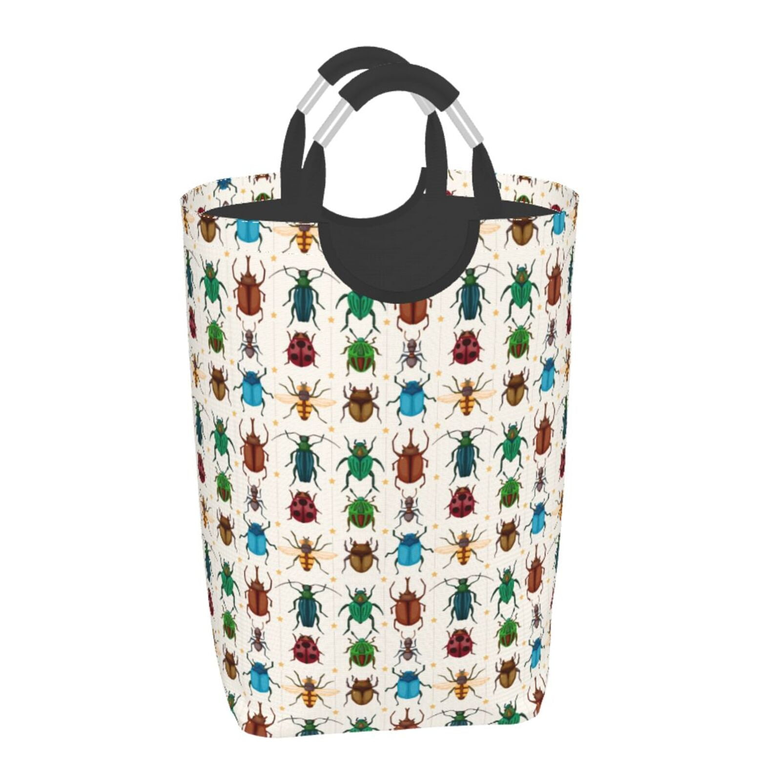 Gaeub Cartoon Insects Print 50L Large Laundry Hampers with Handles ...