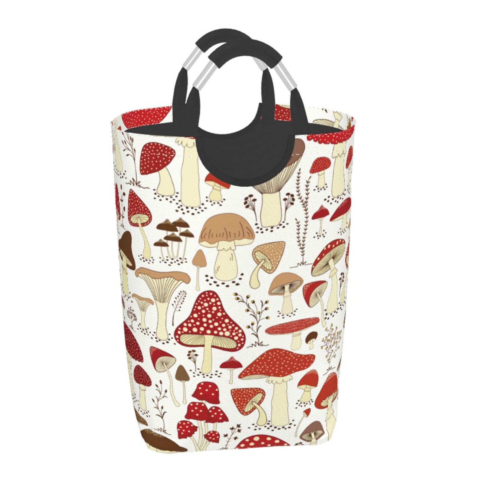 Gaeub Cartoon Mushrooms Print 50L Large Laundry Hampers with Handles ...