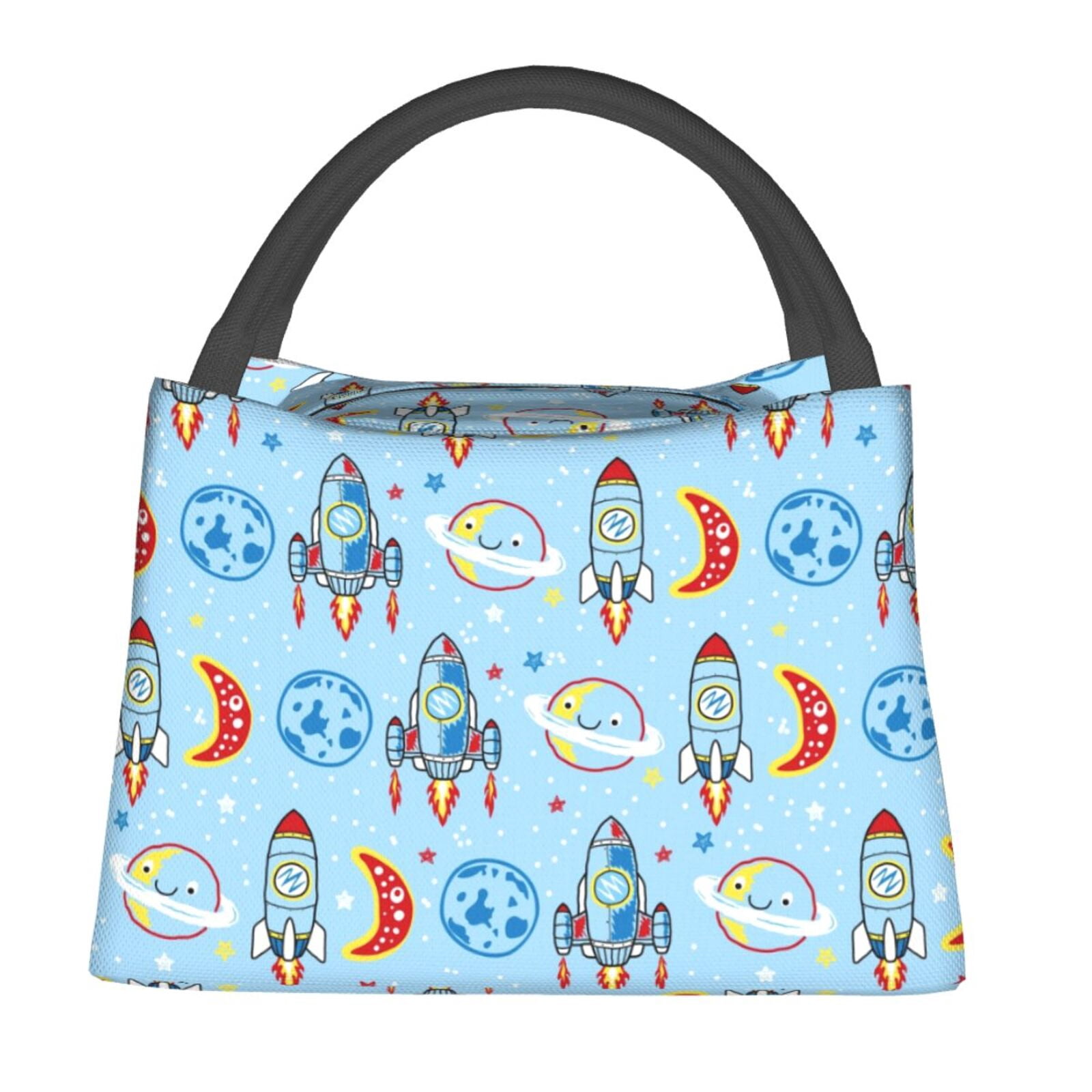 Gaeub Cartoon Rocket With Space Collapsible Cooler Bag Insulated ...