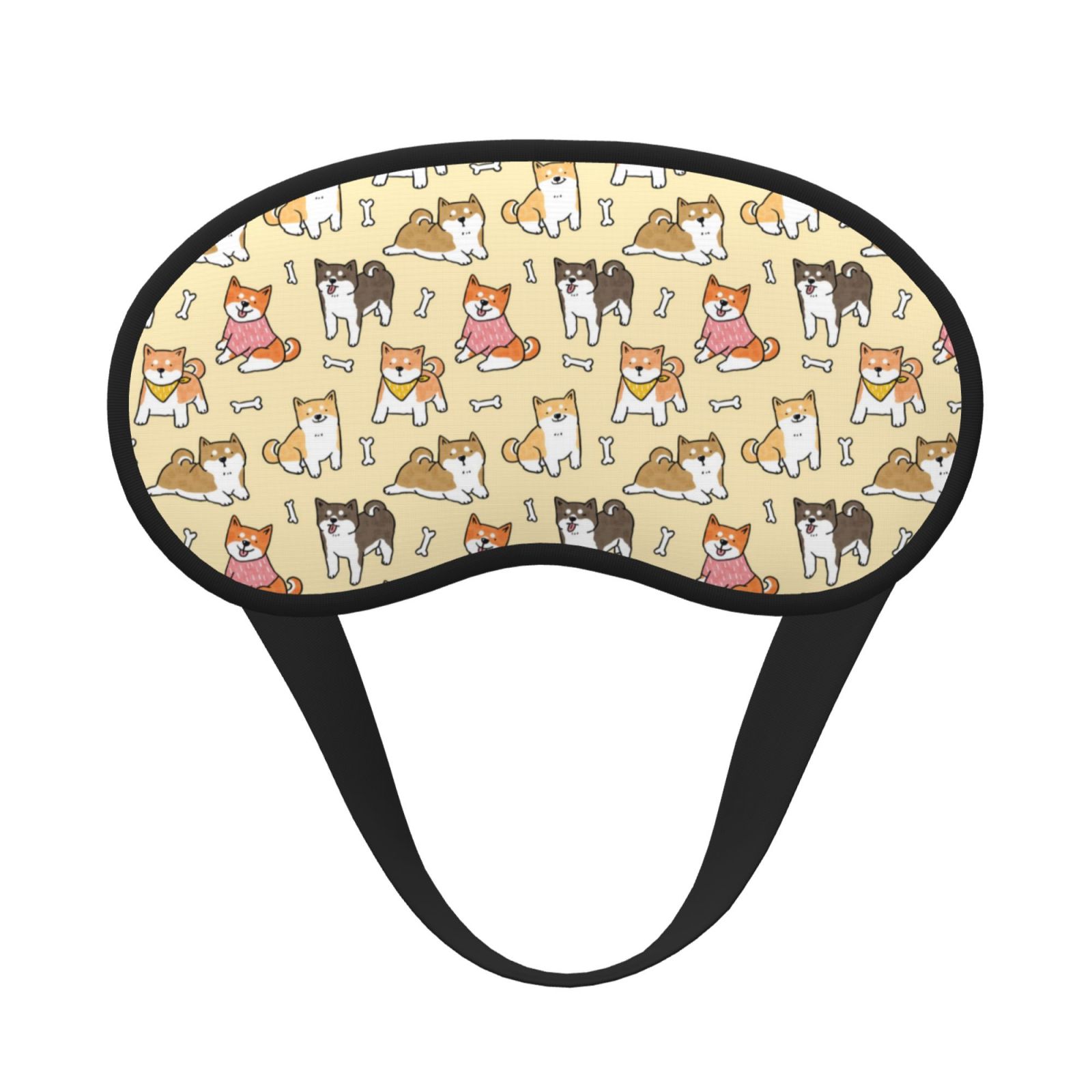 Gaeub Cartoon Shiba Inu Dog Printed Sleep Mask, Eye Masks for Sleeping ...