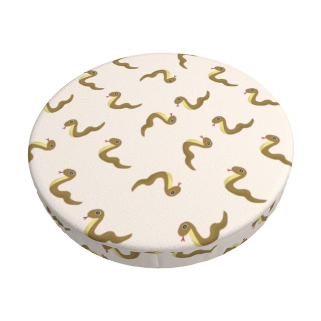 Gaeub Cartoon Snake Velvet Stool Cushion Covers with Foam Padding ...
