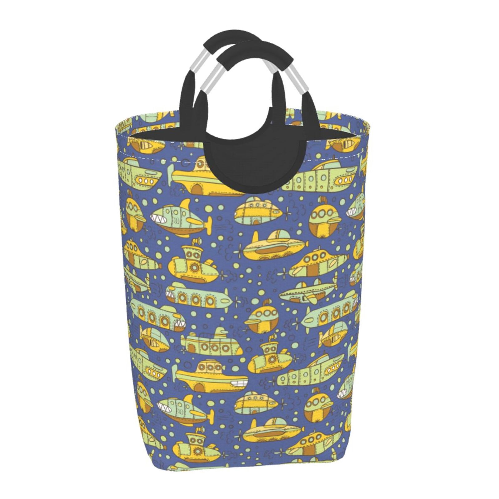 Gaeub Cartoon Submarines Print 50L Large Laundry Hampers with Handles ...
