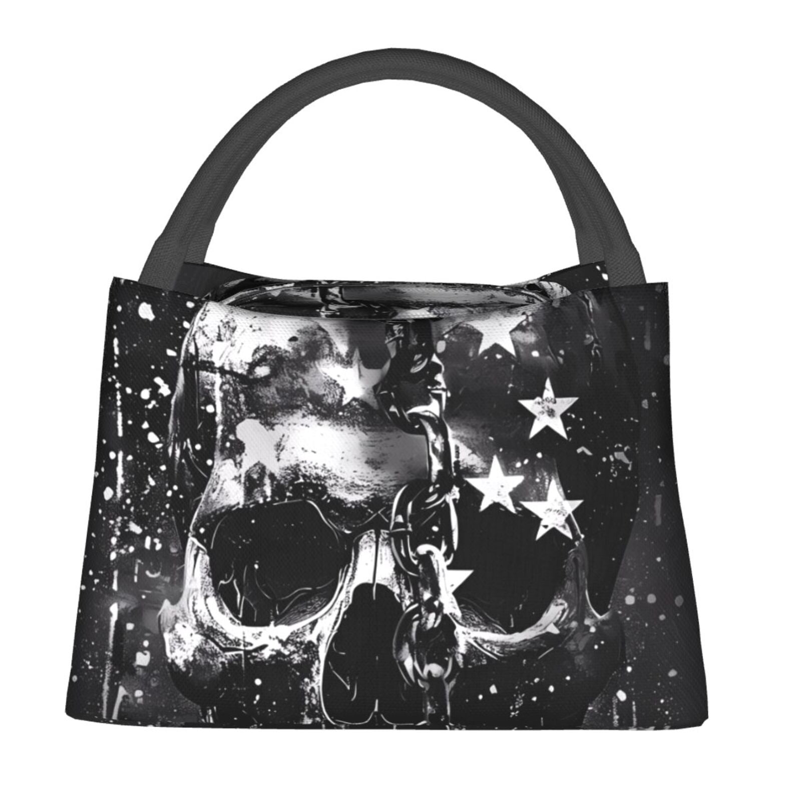 Gaeub Chained Skull Artwork Collapsible Cooler Bag Insulated,Leakproof ...