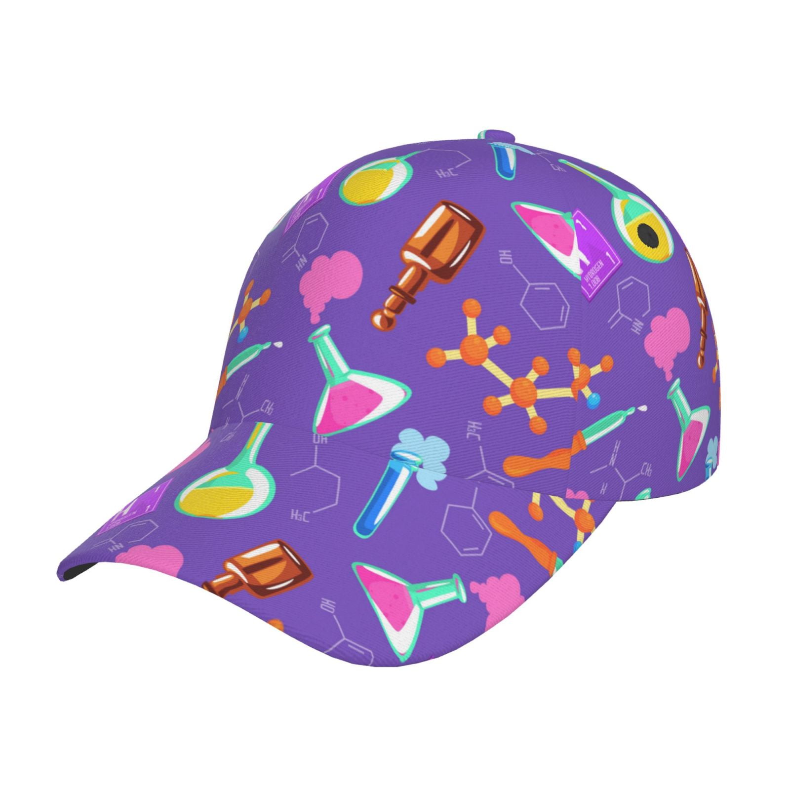 Gaeub Chemistry Tools Print Baseball Caps,Adjustable Hat, One Size ...