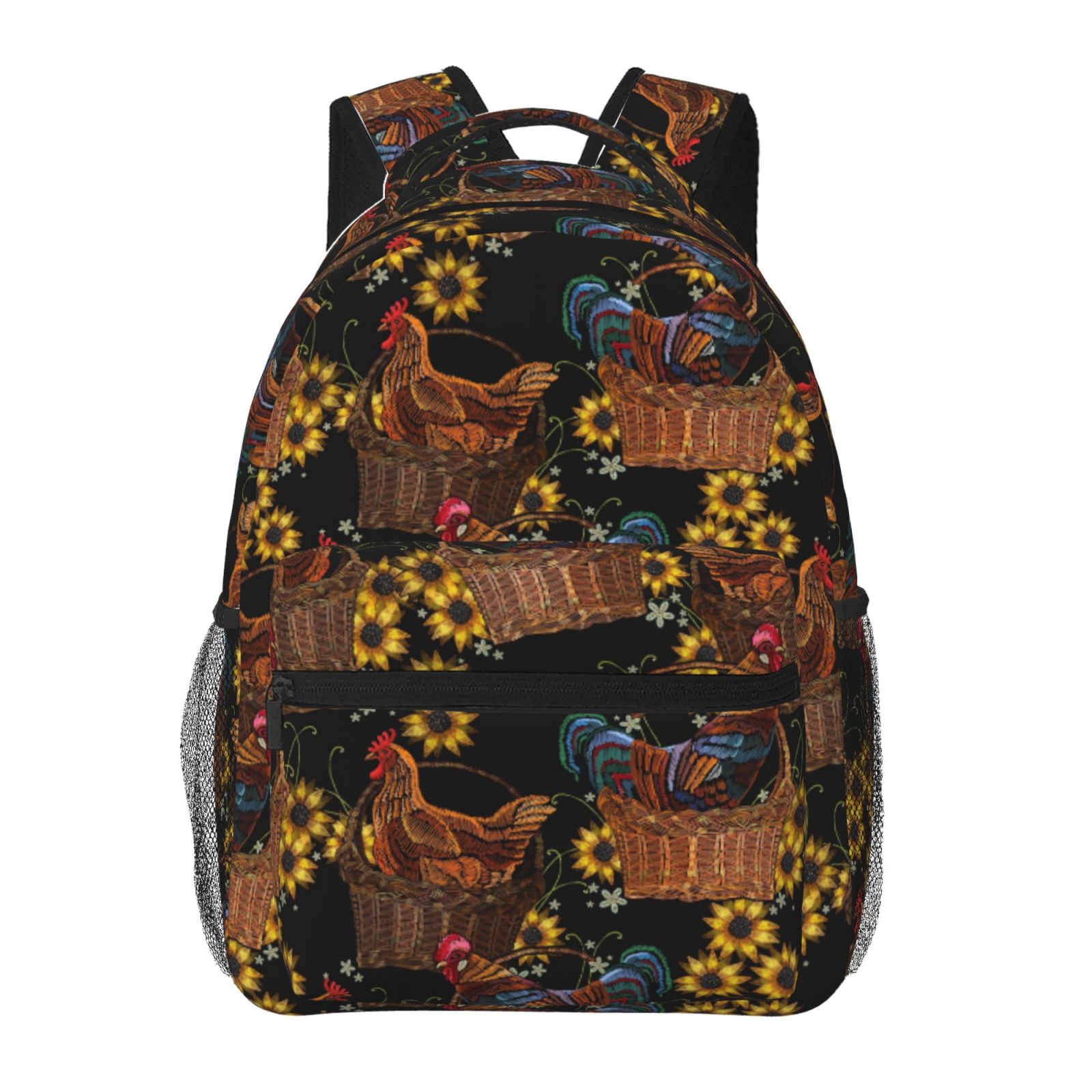 Gaeub Chicken Rooster Ergonomic Lightweight Laptop Backpack - Multiple ...