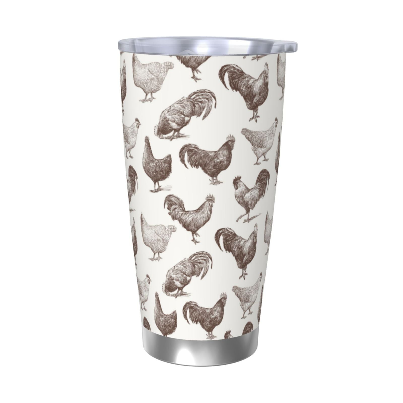 Gaeub Chickens Print 20-Ounce Stainless Steel Car Cup,Tumblers Cups ...